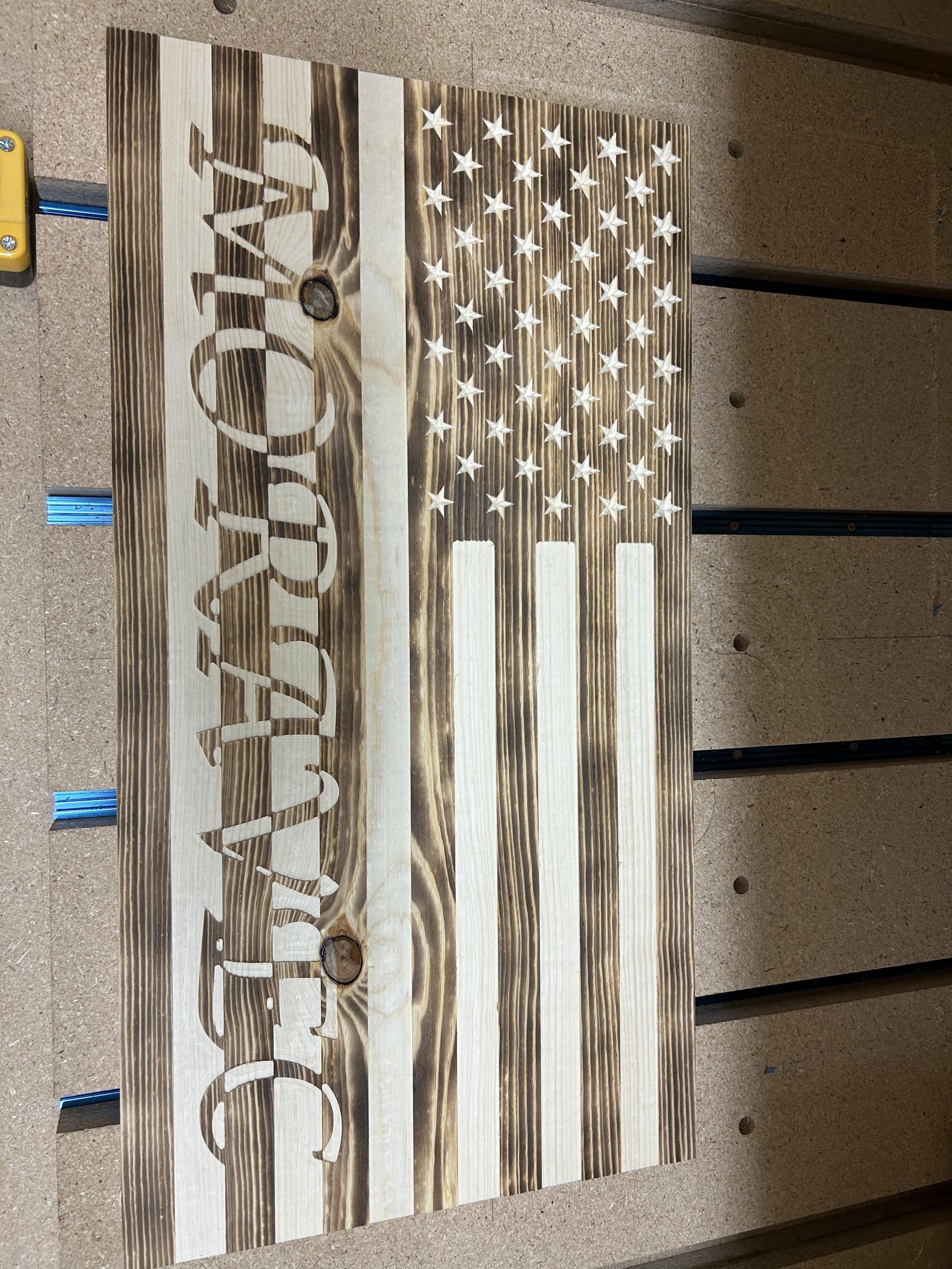 CNC American Flag With User Defined Parameters : 5 Steps - Instructables