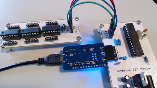 Attiny84 I2c Slave Arduino Uno 6 Steps With Pictures Instructables