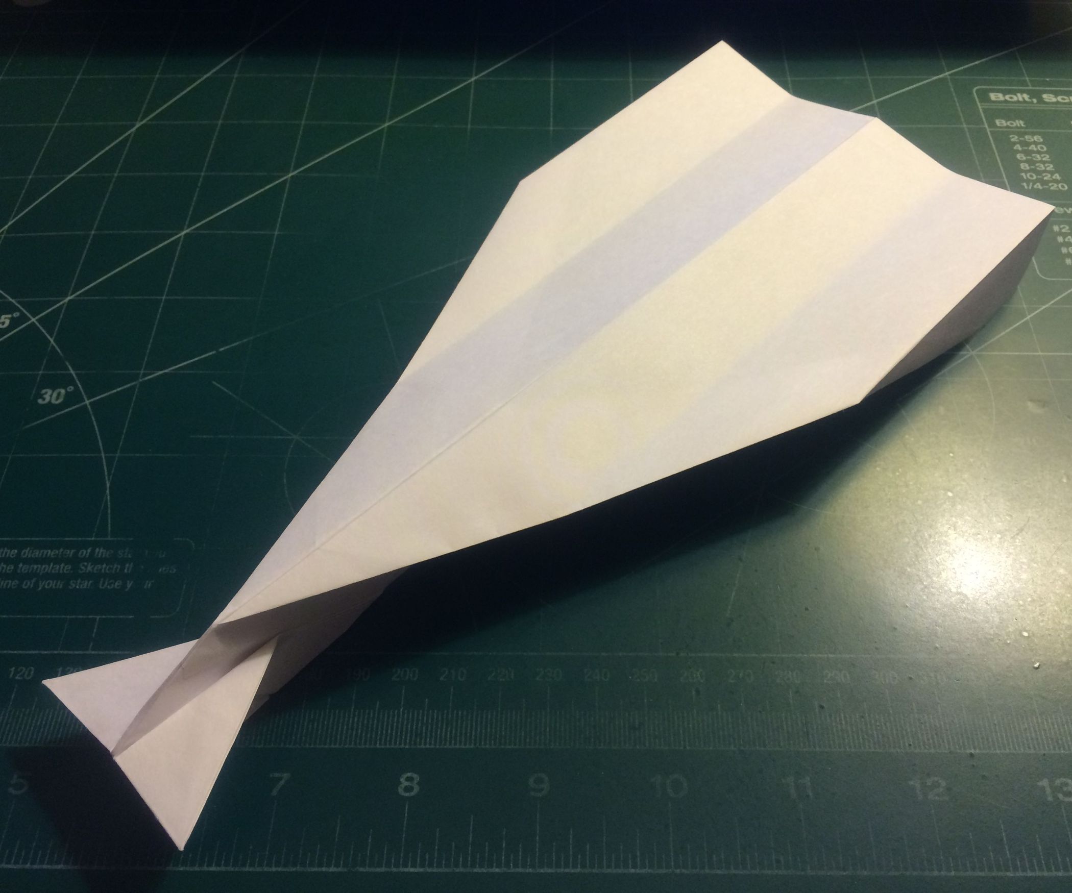 How to Make the StarDagger Paper Airplane : 5 Steps - Instructables