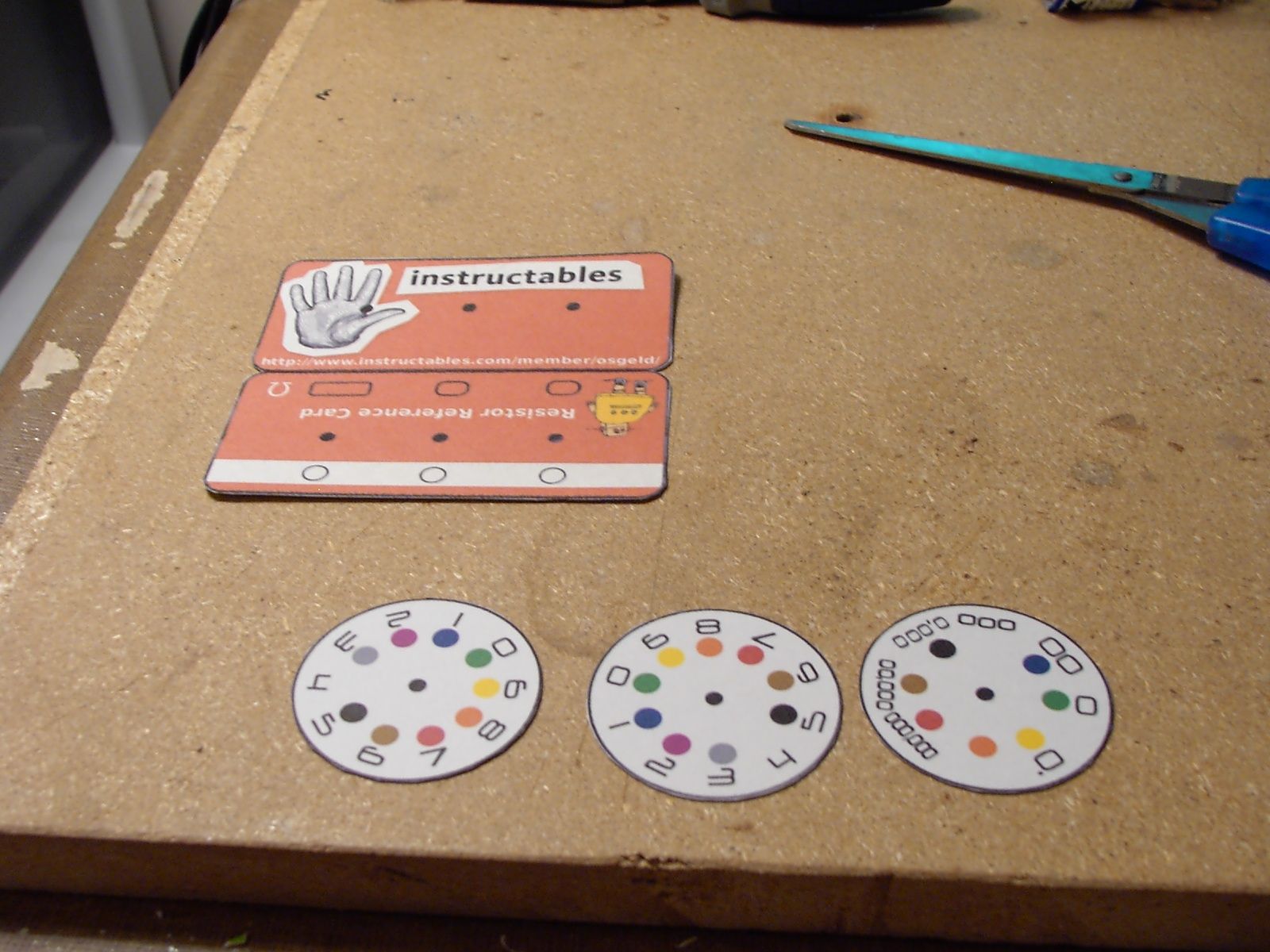 Make a Resistor Reference Card : 11 Steps (with Pictures) - Instructables