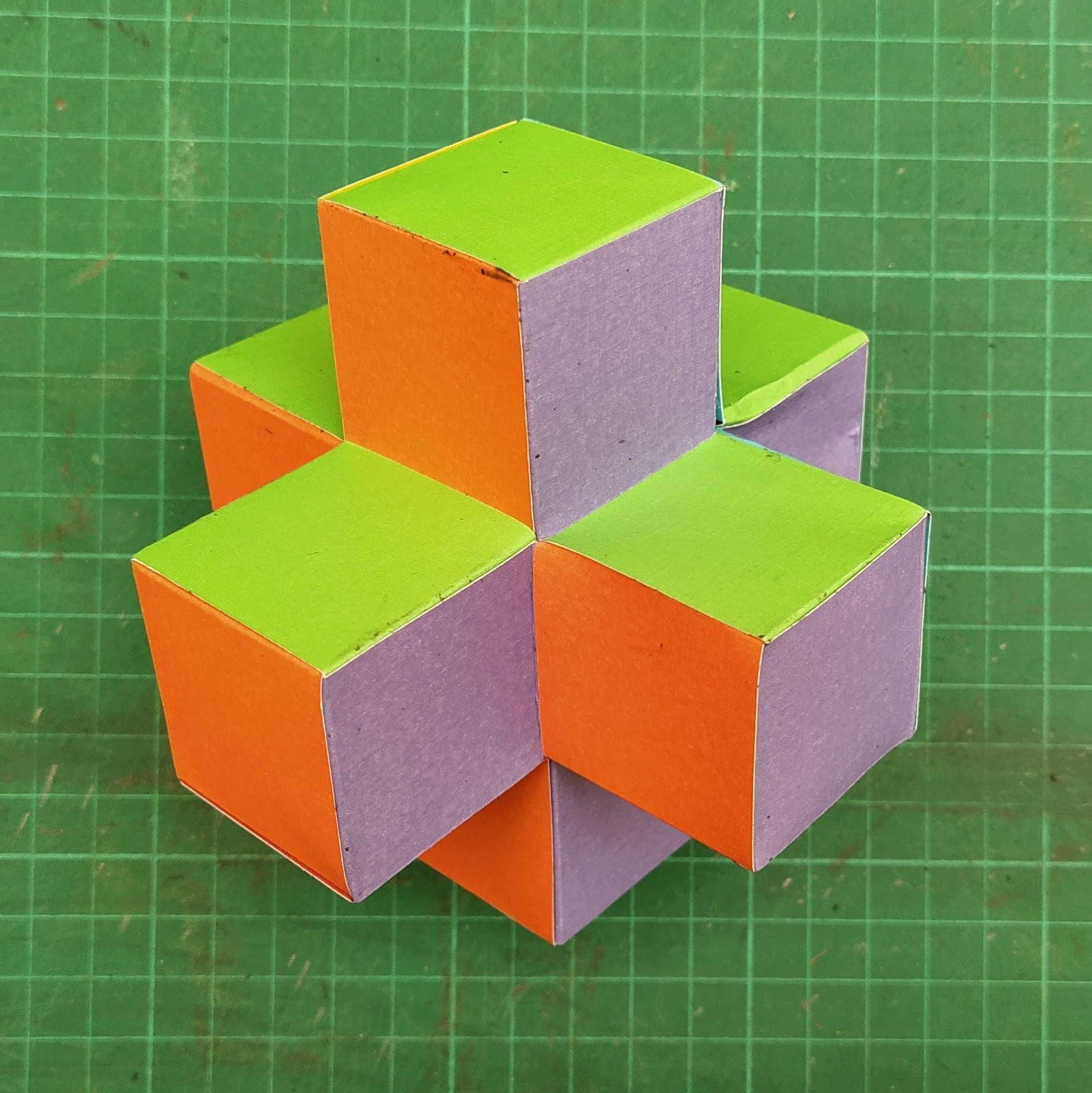 Rainbow Colored 3D Paper Cross : 5 Steps (with Pictures) - Instructables