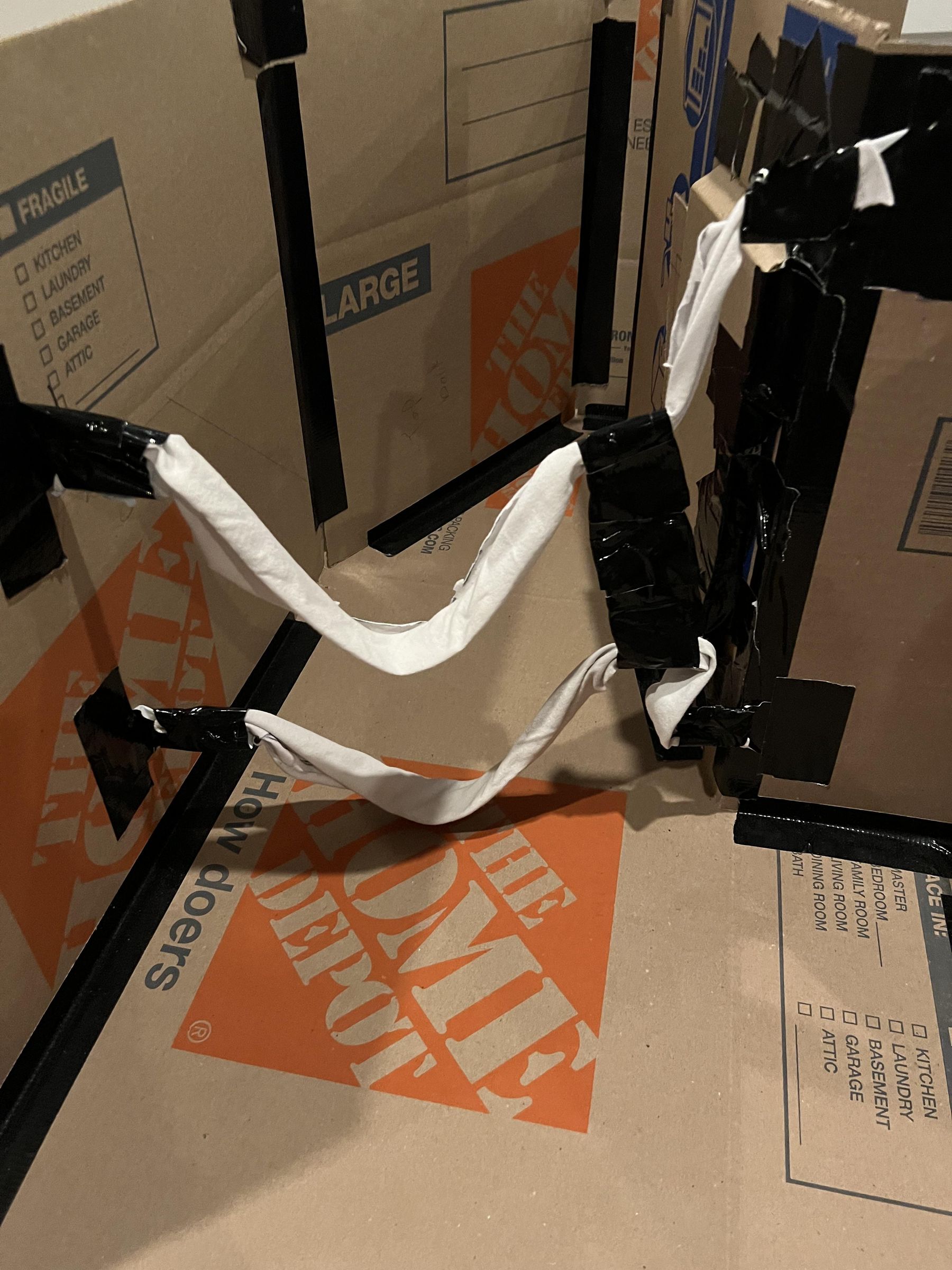 DIY Glowing Arcade Halloween Cardboard Costume : 11 Steps (with ...