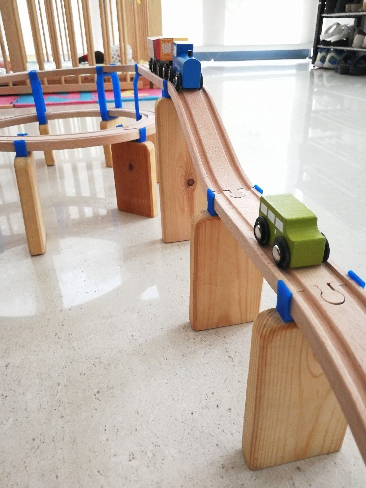 Spiral Ramp for Wooden Train Tracks : 6 Steps (with Pictures ...