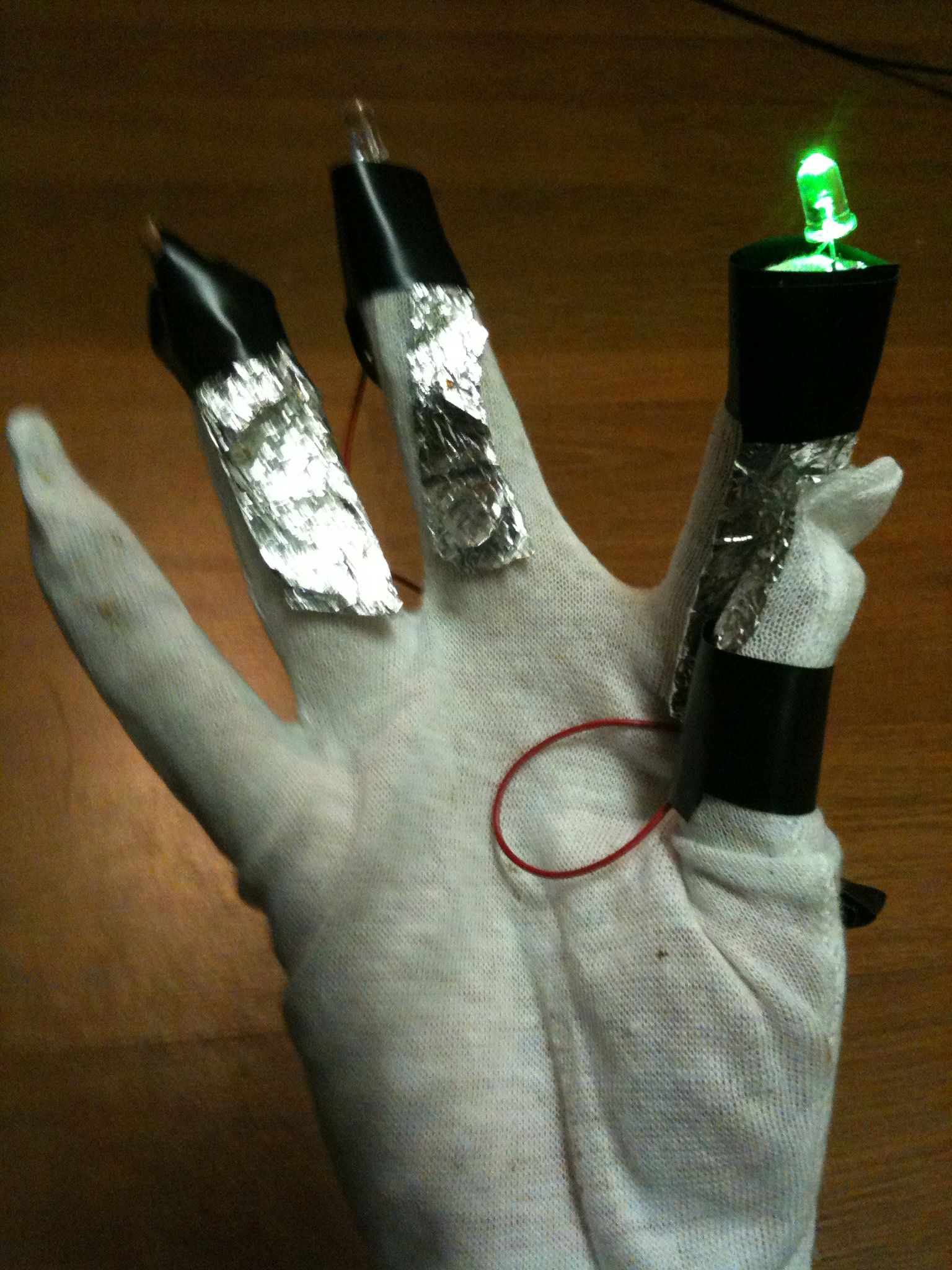Cyborg Light Painting Gloves! (an Easy LED Switch) : 6 Steps ...