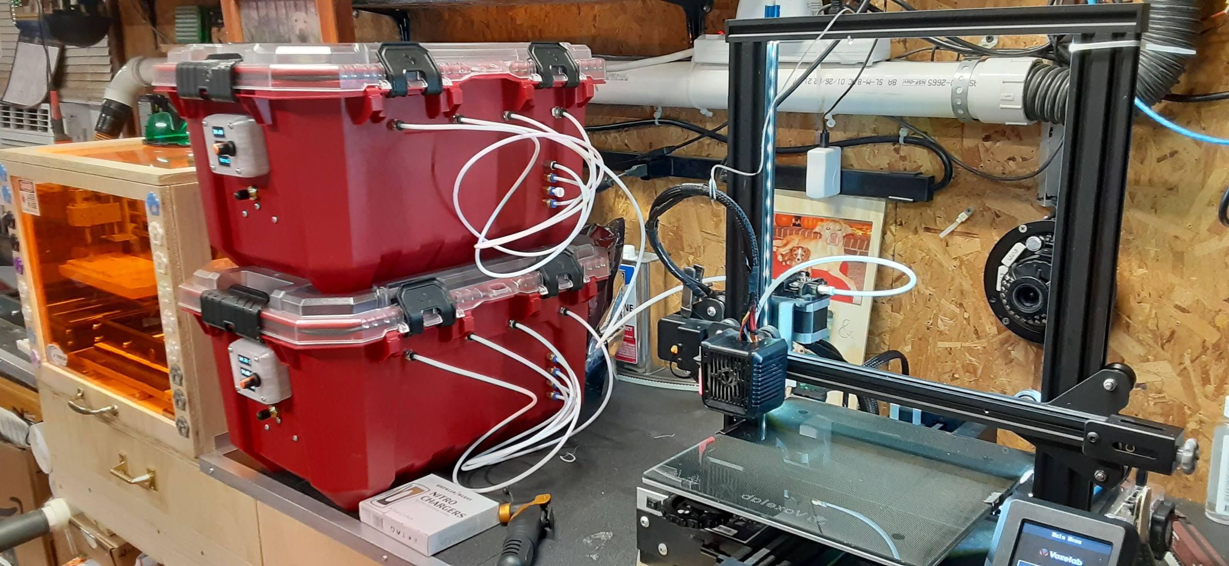 Ultimate 3D Filament Dry Box With Auto Rewind. : 9 Steps (with Pictures ...