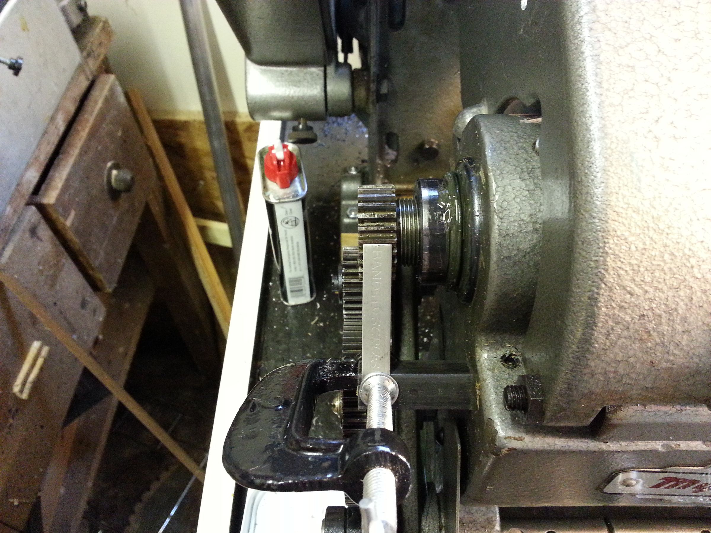 Engraving on the Lathe - Radial Markings, Scales, Dials Myford ML10 : 5 ...