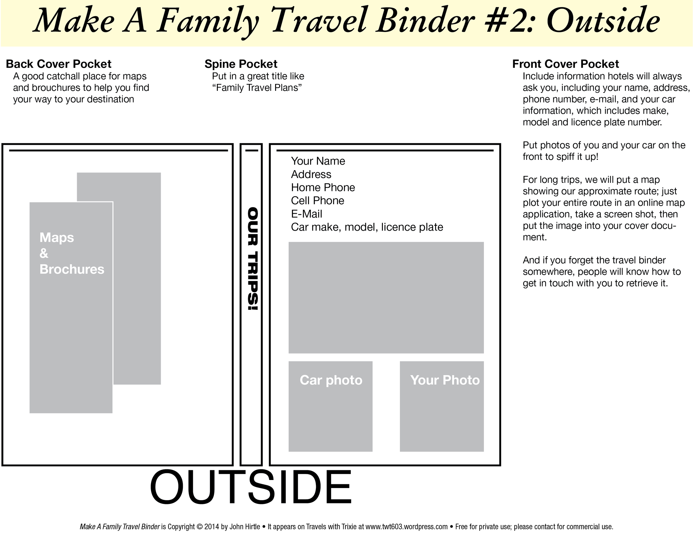 Make a Family Travel Binder : 5 Steps - Instructables