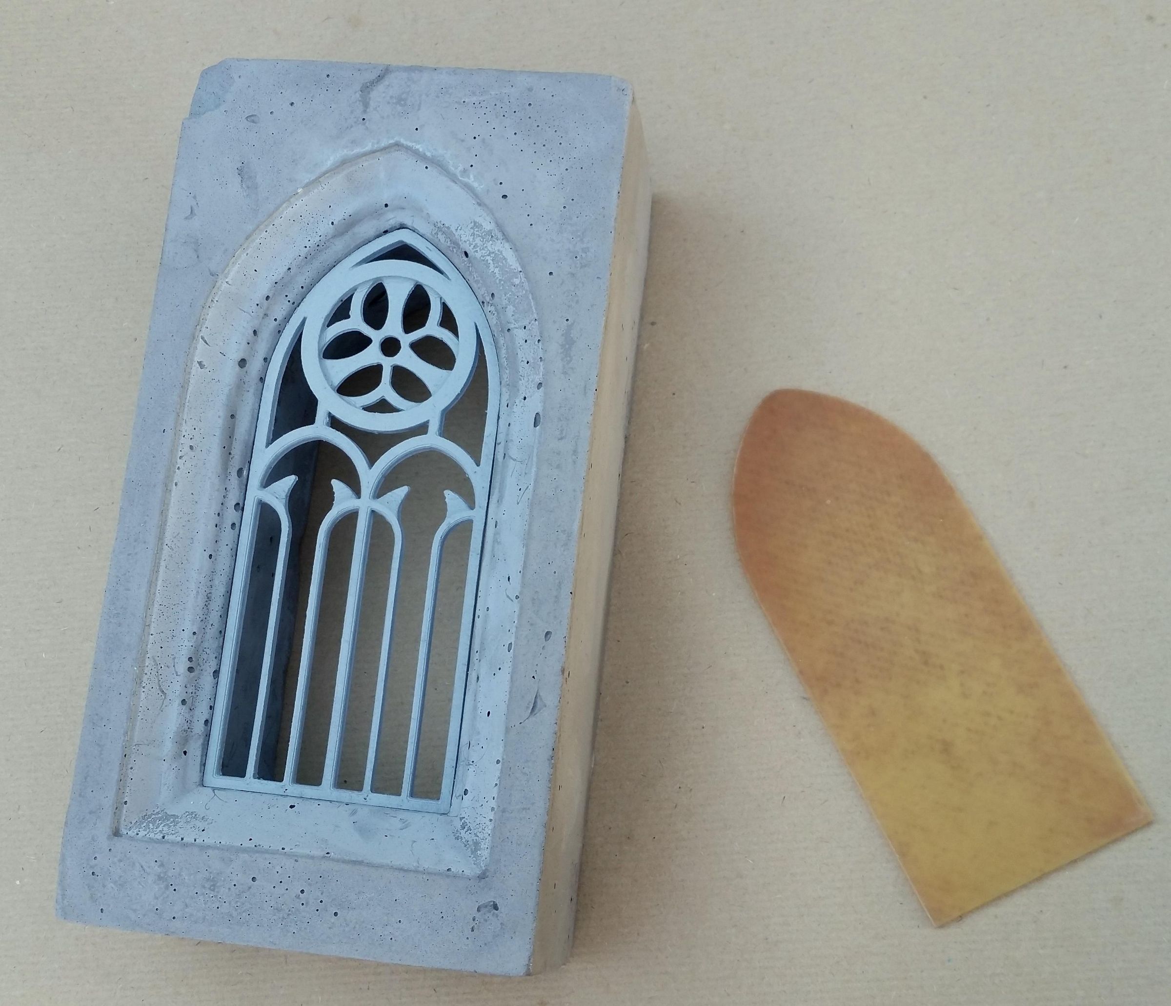 Solar Concrete Gothic Window Lamp (Remix) : 11 Steps (with Pictures ...