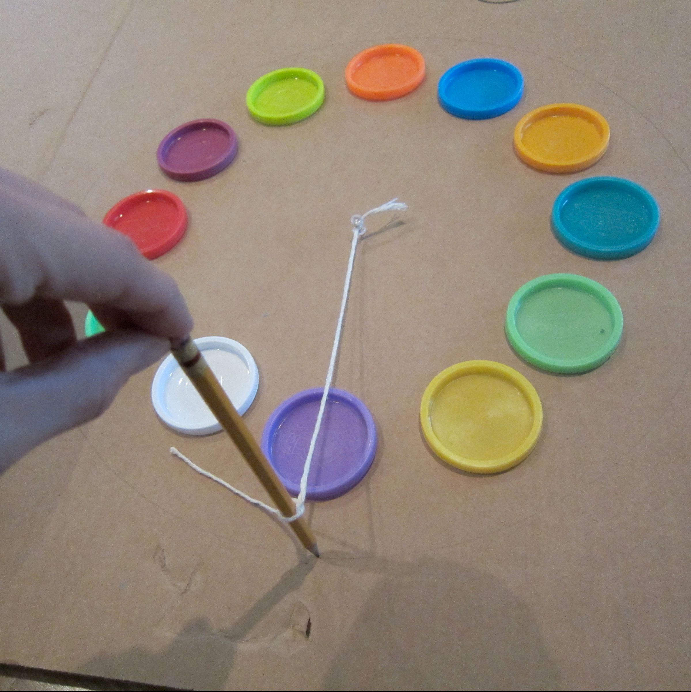 Play-Doh Lid Clock : 6 Steps (with Pictures) - Instructables