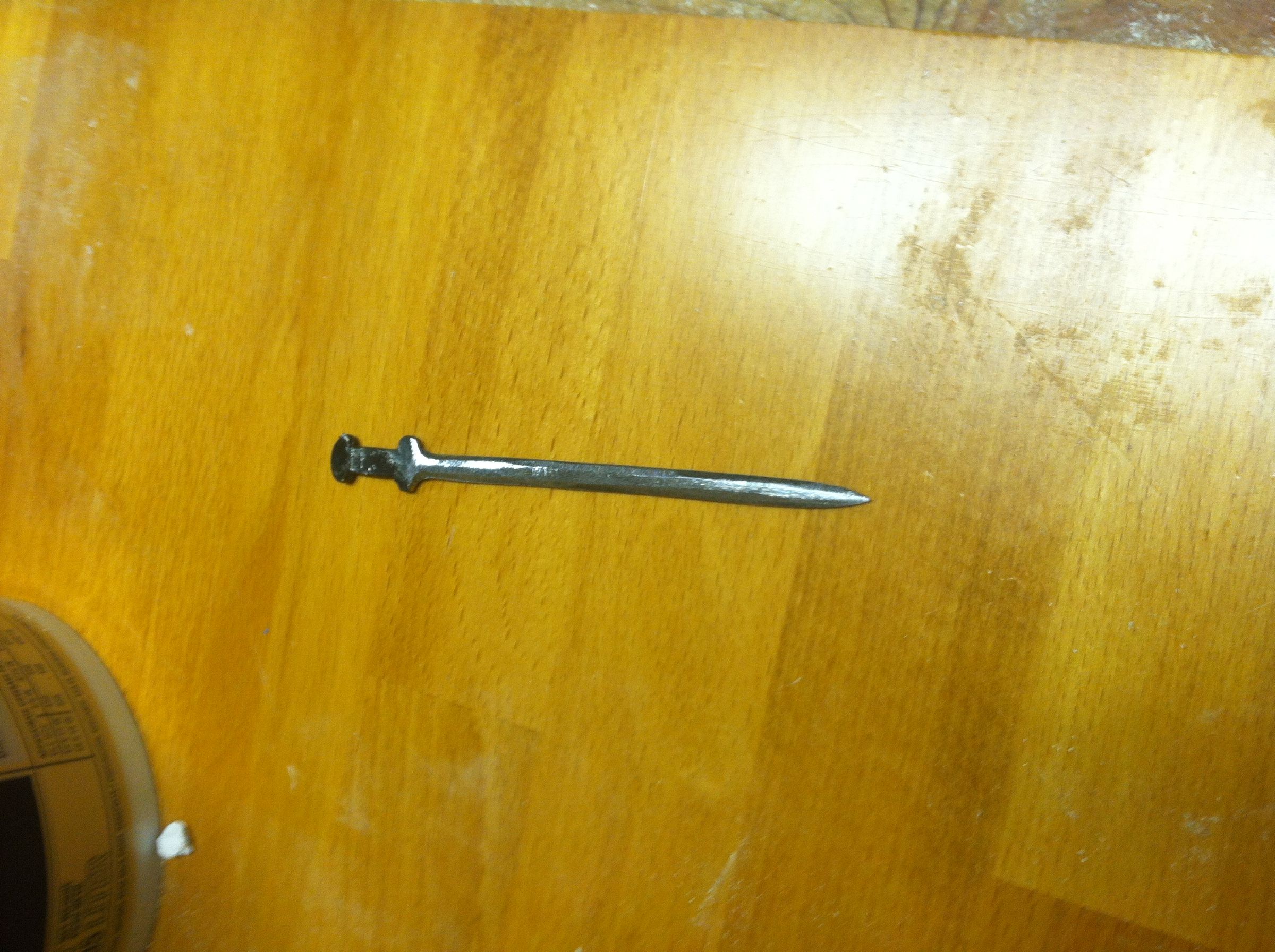 Mini Sword Made From Nail : 6 Steps (with Pictures) - Instructables