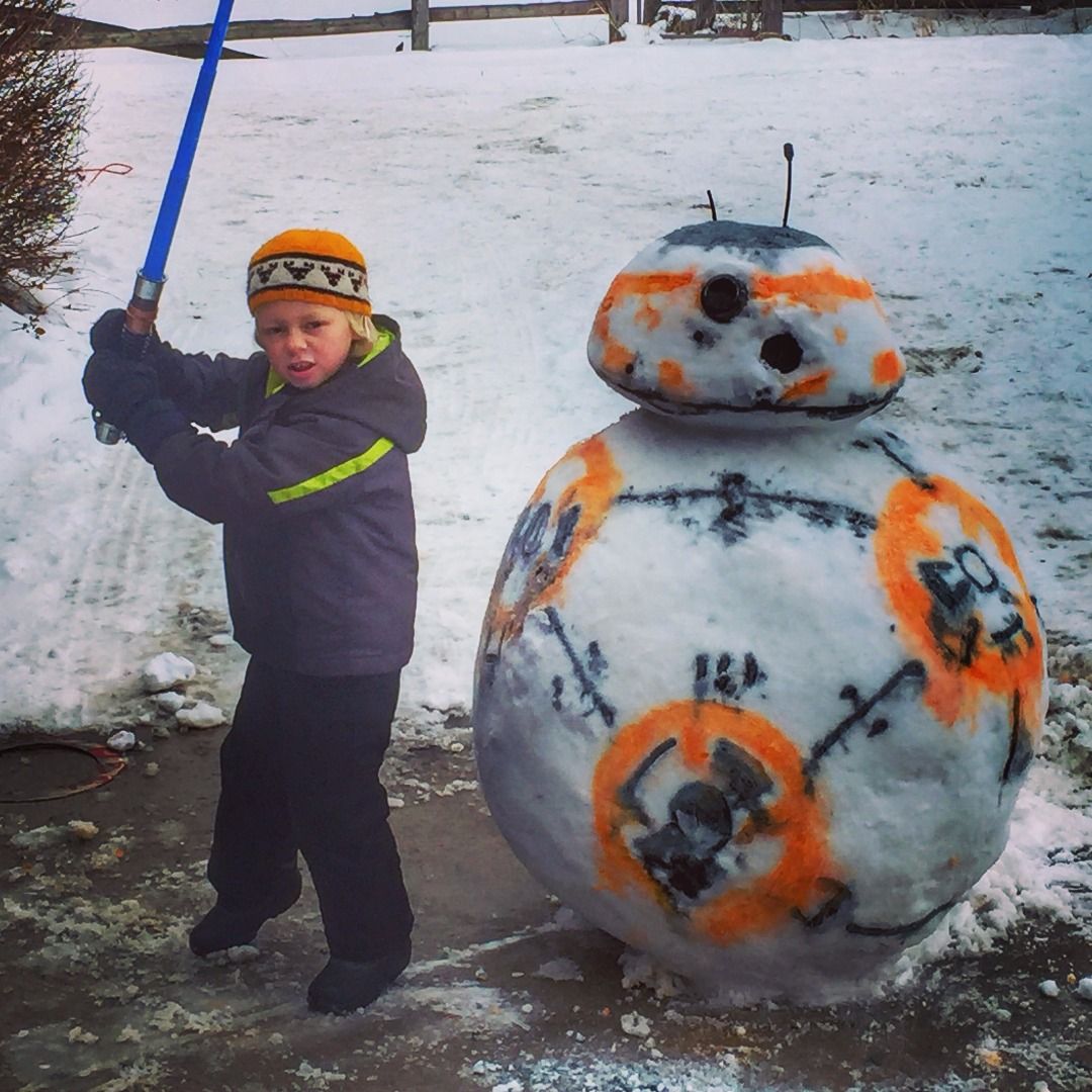 BB-8 Snowman, Star Wars : 3 Steps (with Pictures) - Instructables