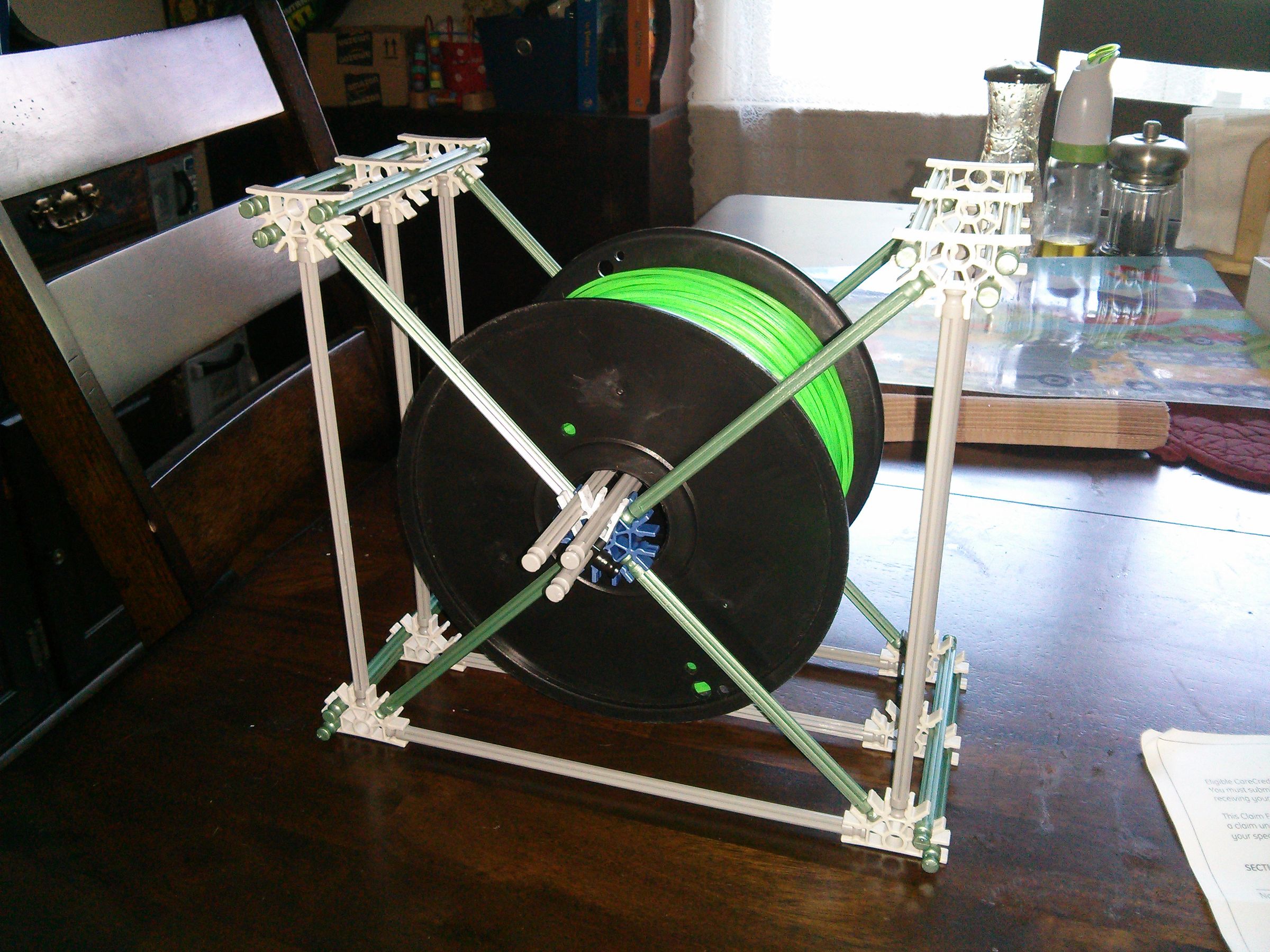 How to Make a Cheap Knex Spool Stand - Instructables