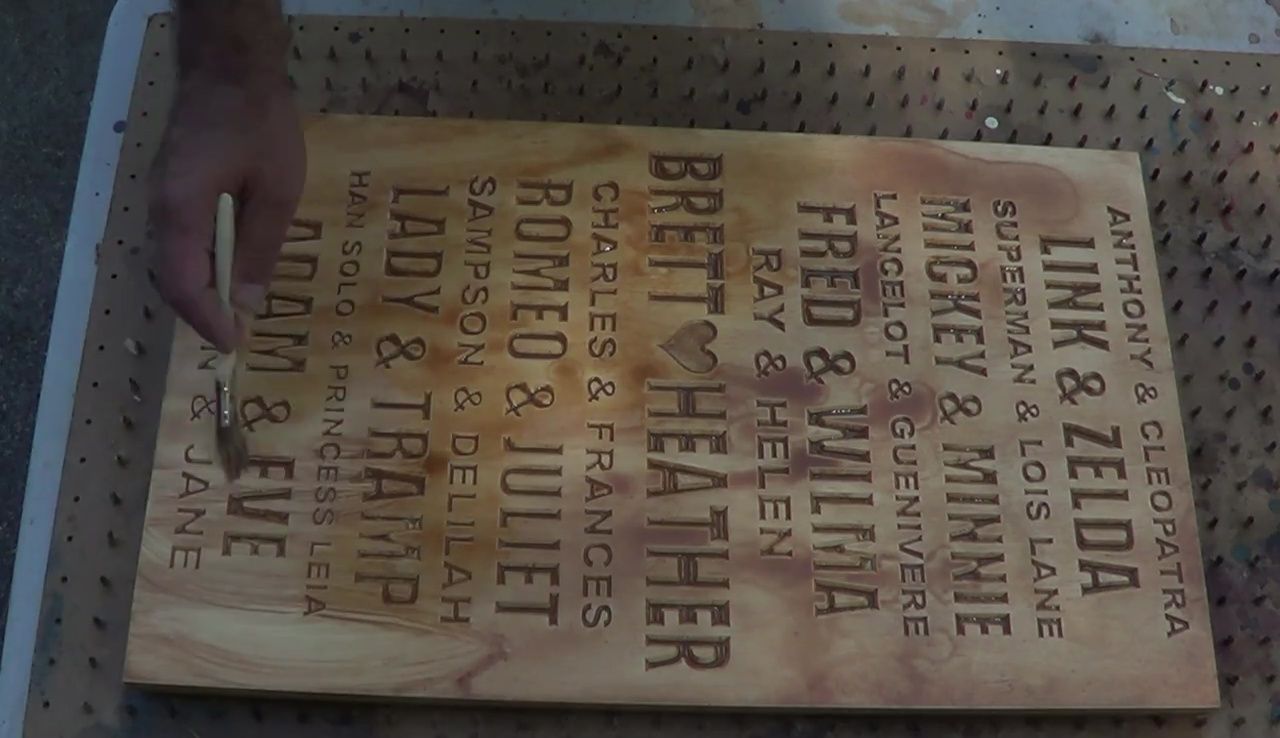 CNC Wedding Names Sign : 10 Steps (with Pictures) - Instructables