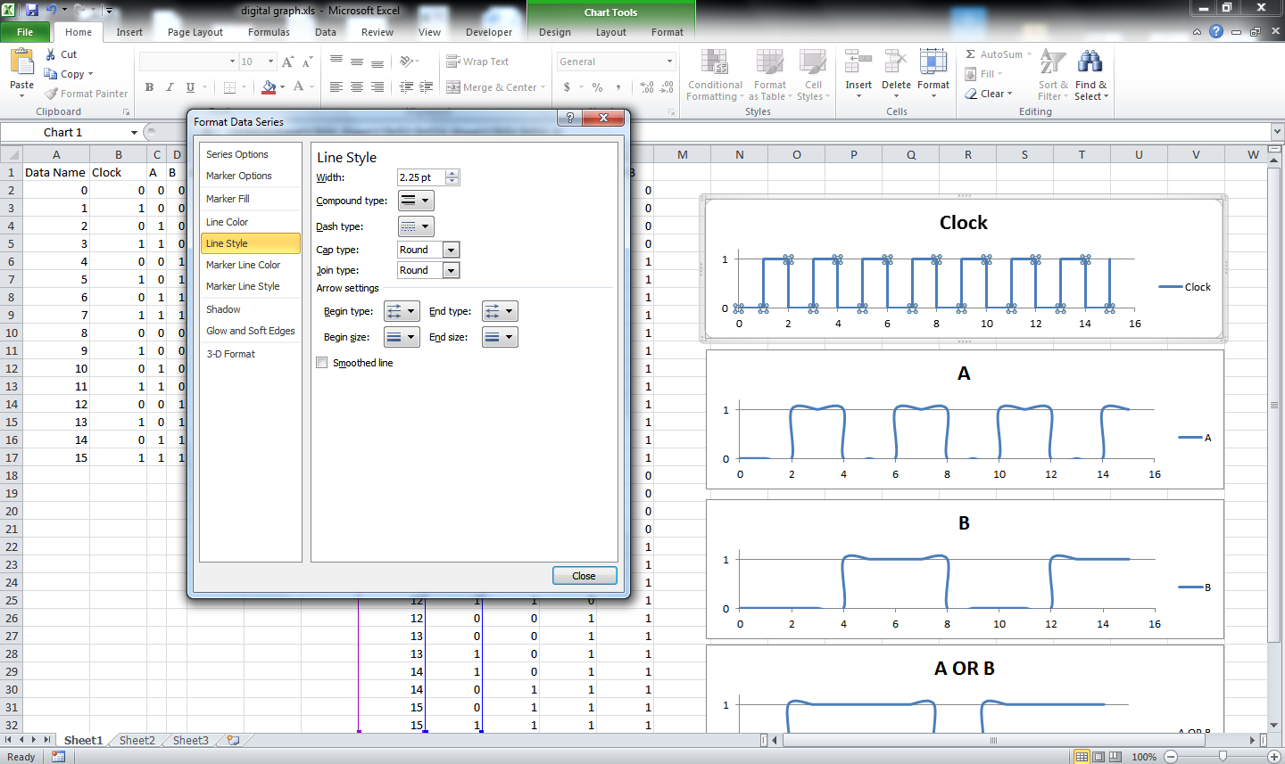 Make Digital/truth Table Graphs in Excel : 7 Steps - Instructables