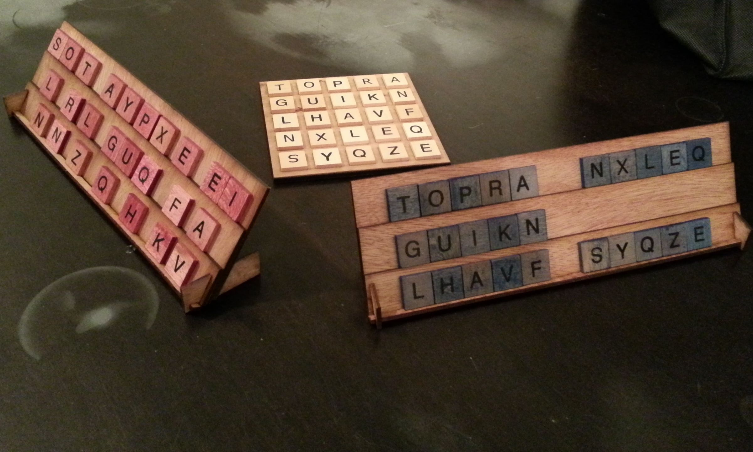 Physical "Letterpress" Board Game Set : 6 Steps (with Pictures ...