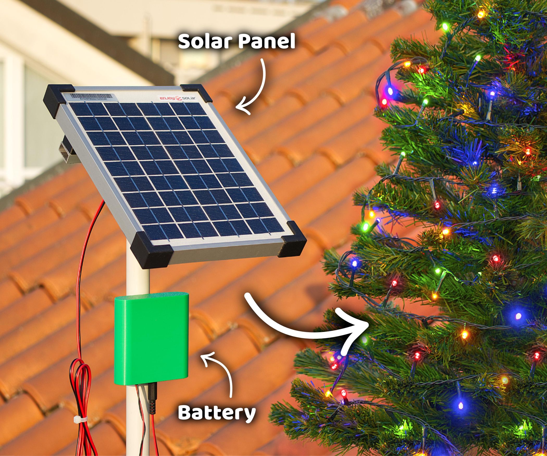 Solar Christmas Lights : 8 Steps (with Pictures) - Instructables