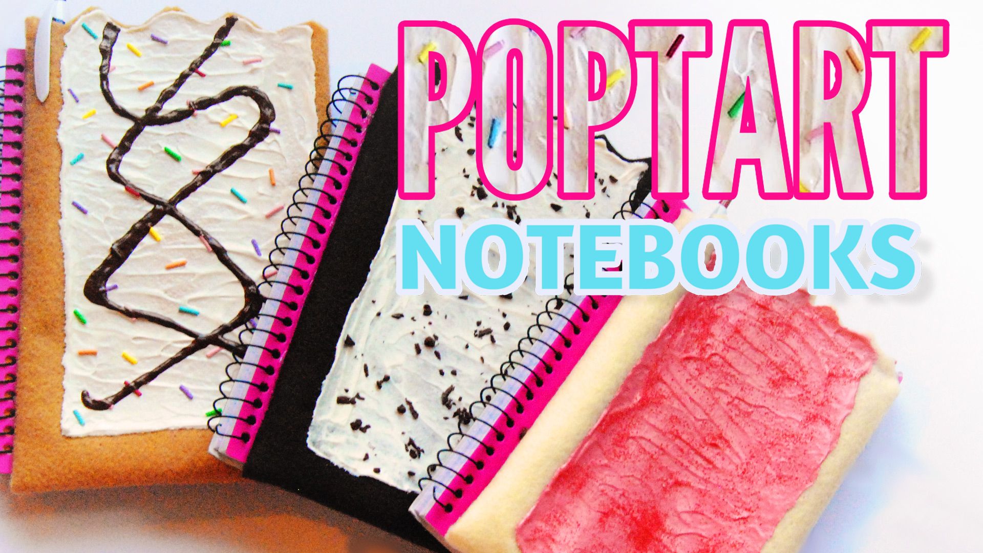 HOW TO MAKE Poptart Notebooks-Back to School DIY-Weird School Supplies ...