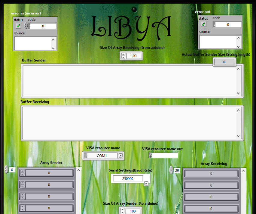 Labview Visaarduino Send And Receive 100 Float Values 3 Digit Of Precision For Each Value 4 