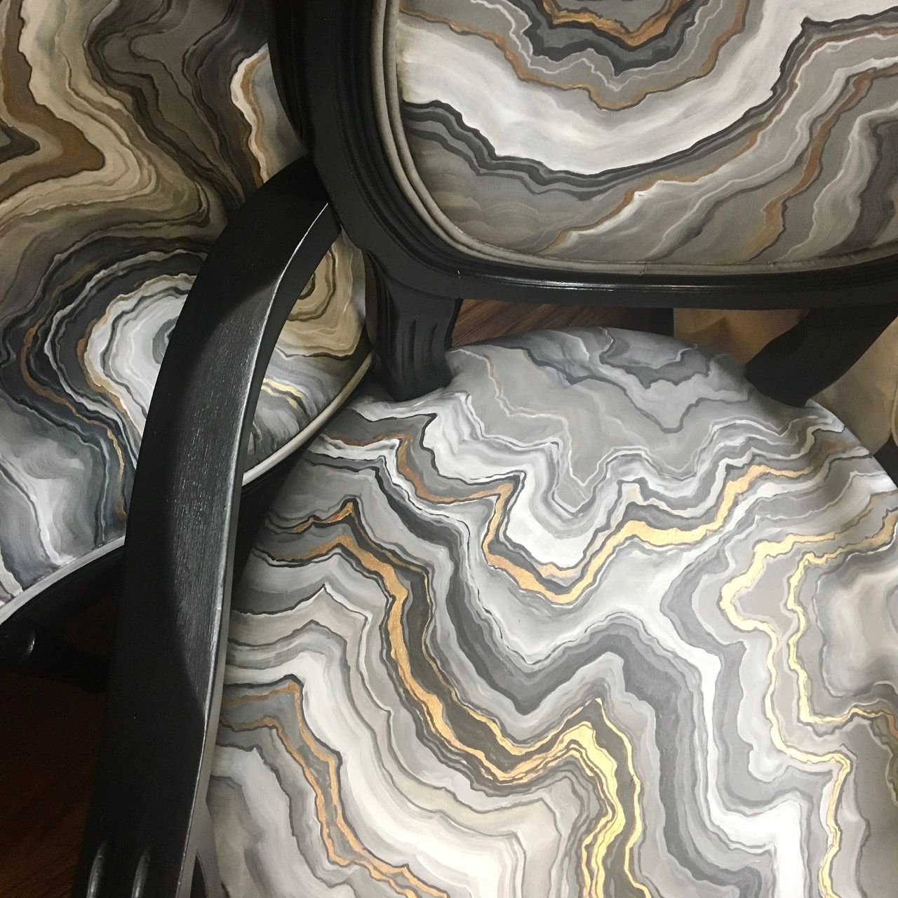 Geode Painted UpCycled Chairs : 6 Steps (with Pictures) - Instructables