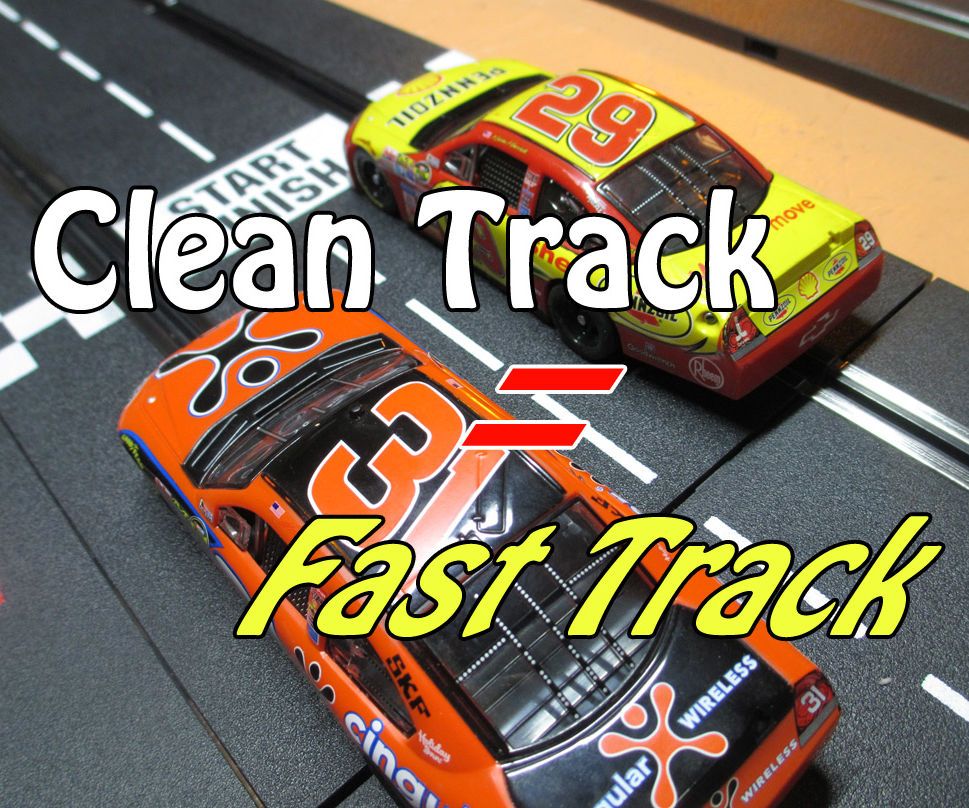 Slot Car Track and Tire Cleaning Tips: Improved Traction : 9 Steps ...