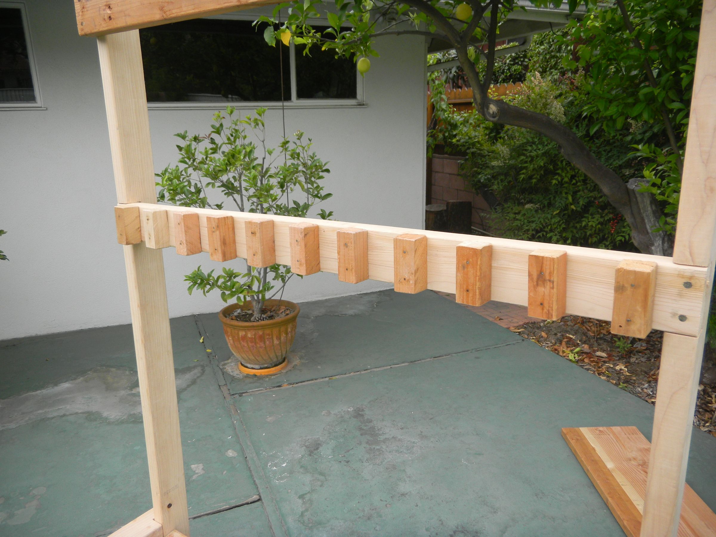 Garden Tool Rack With Foldable Bench : 5 Steps (with Pictures ...