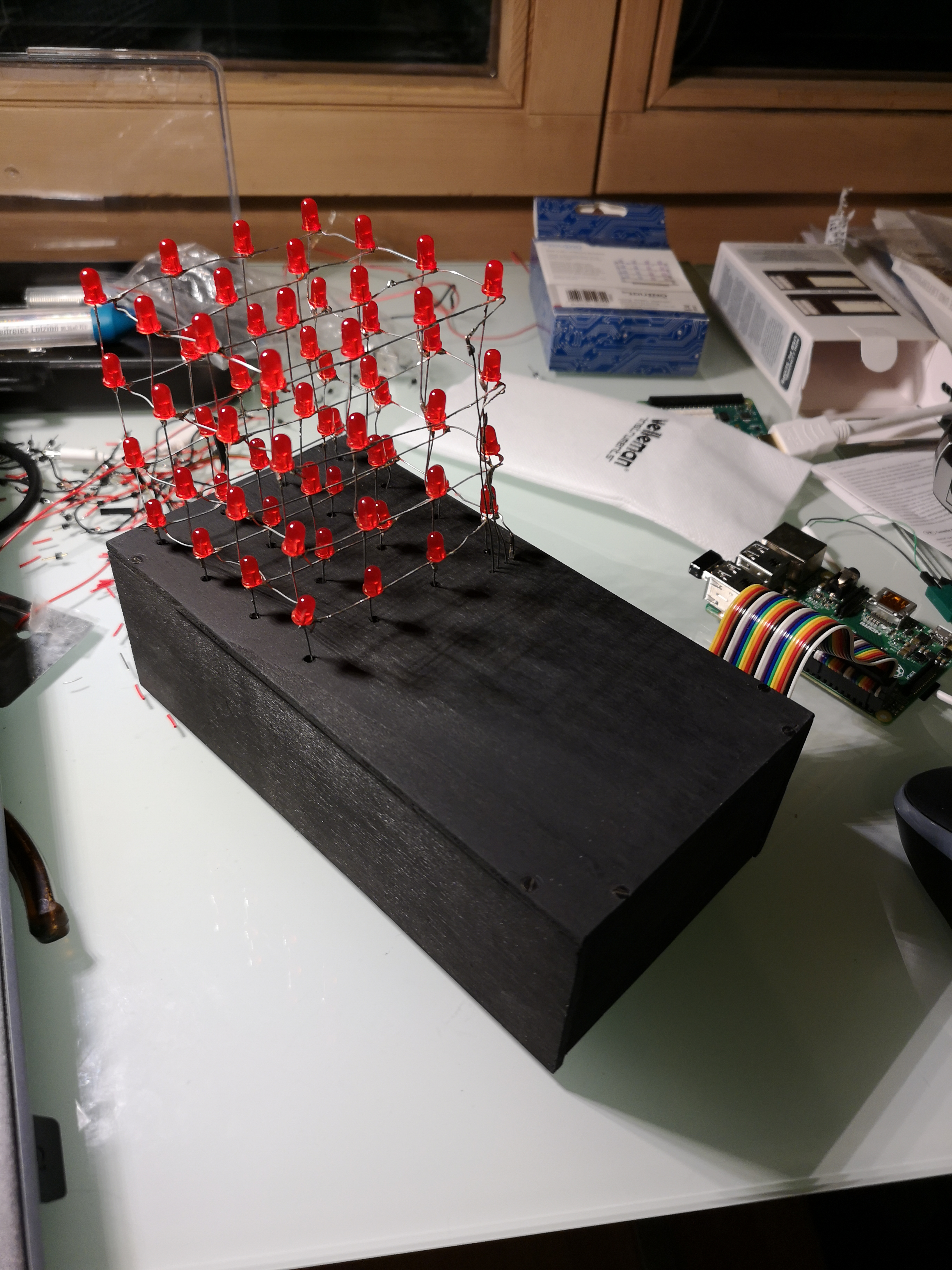 Raspberry Pi 4x4x4 LED Cube : 27 Steps (with Pictures) - Instructables