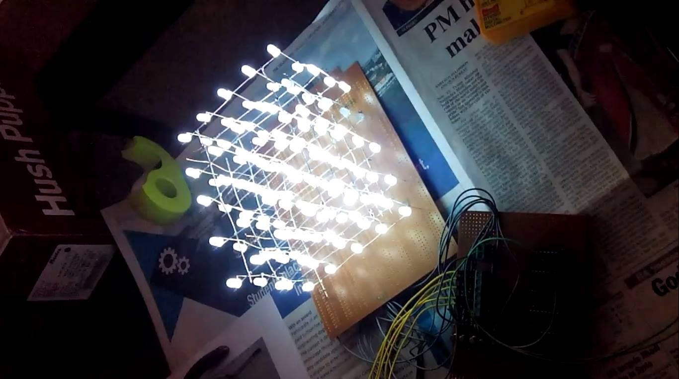 LED CUBE Arduino 5x5x5 : 4 Steps - Instructables