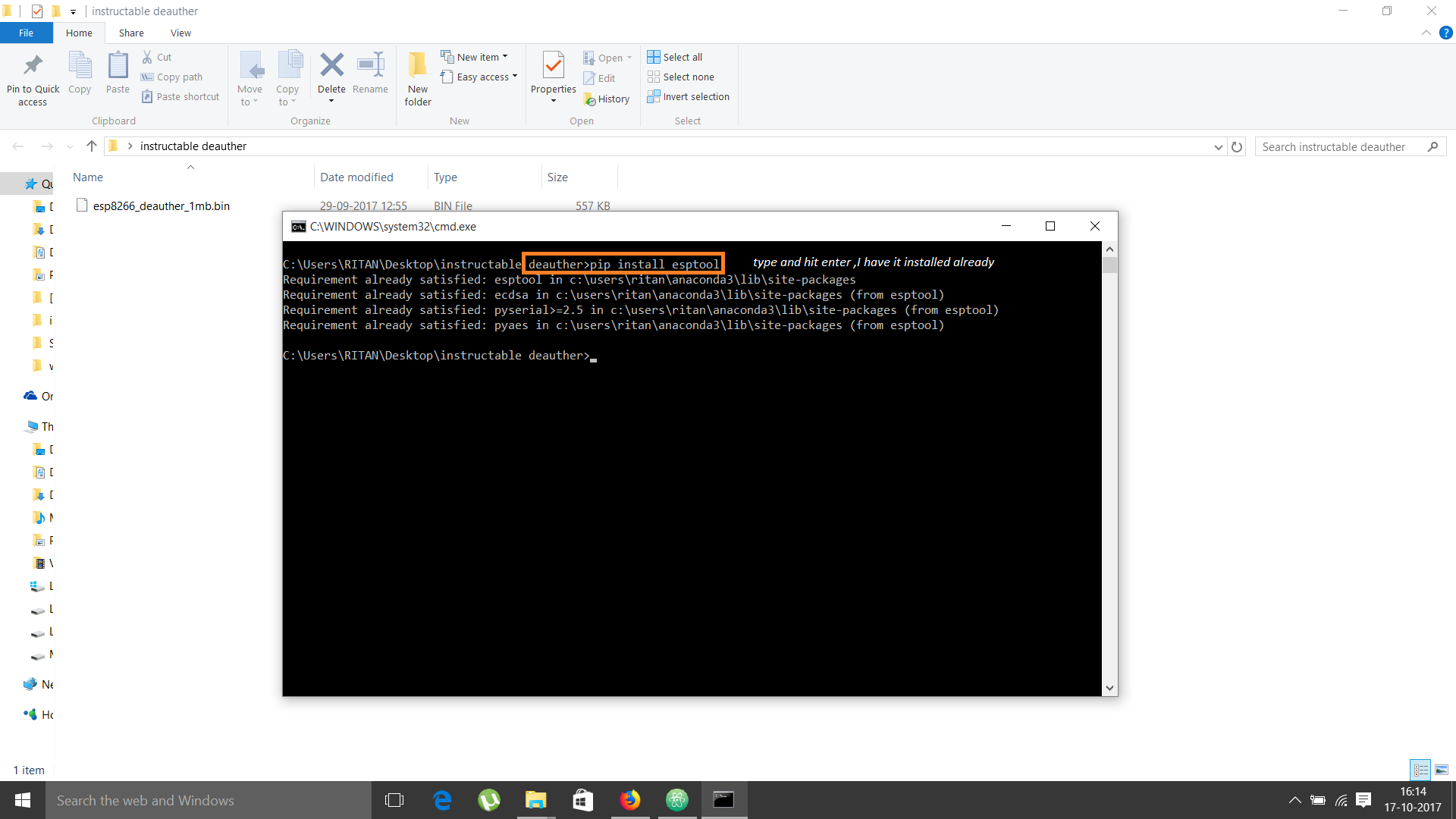 ESP8266 (NodeMCU) Based Portable Deauther and Beacon Attacker Using Command Prompt : 4 Steps ...