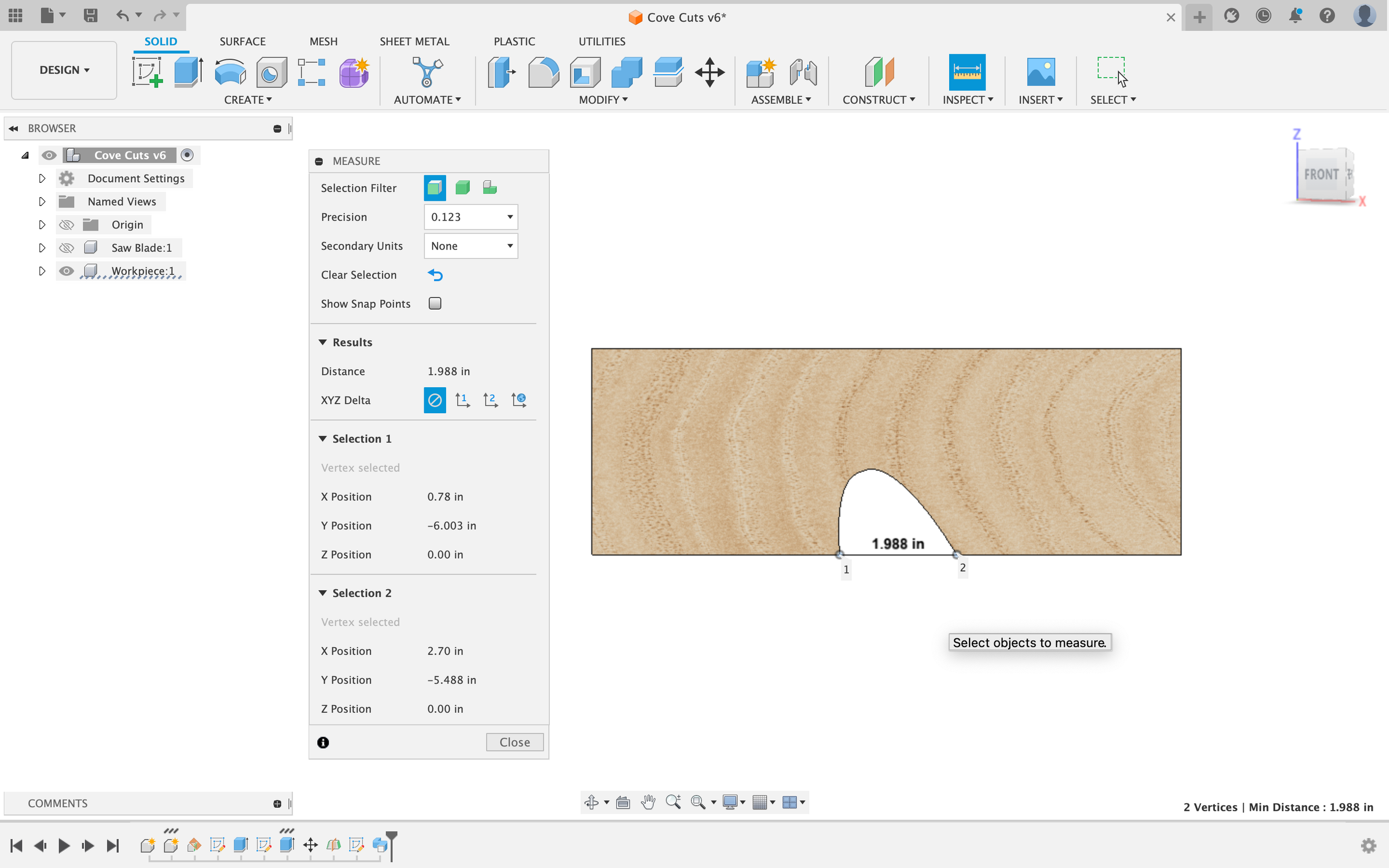 Cutting Coves on a Table Saw - a Fusion 360 Virtual Project : 3 Steps - Instructables