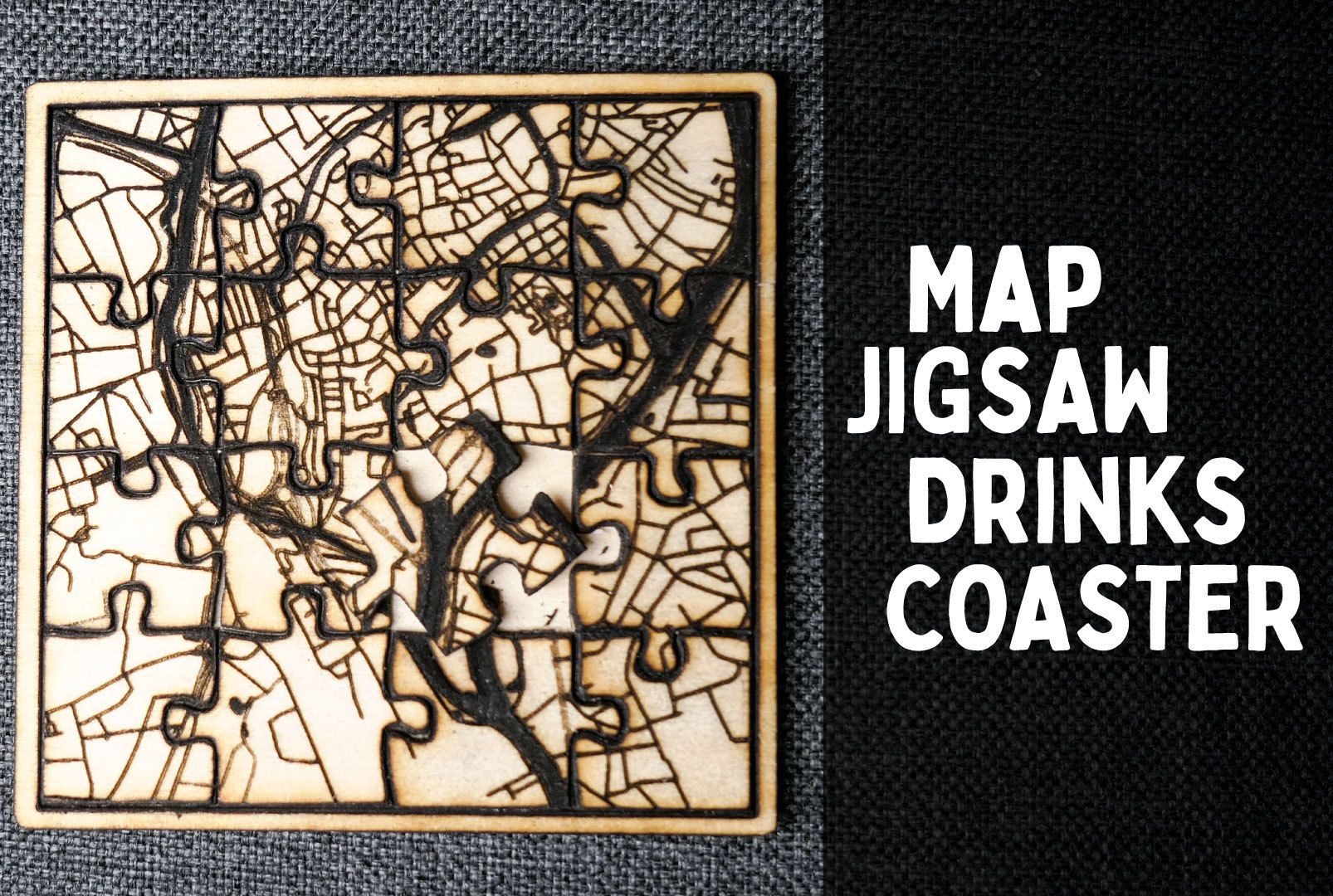 Personalised Map Jigsaw Coasters : 9 Steps (with Pictures) - Instructables