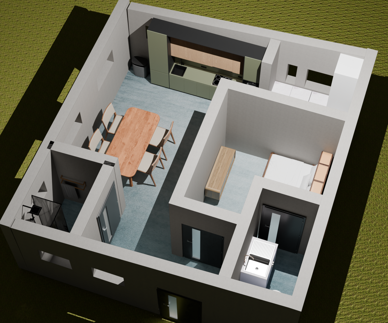 One Story Sustainable and Comfortable Home. : 14 Steps (with Pictures ...