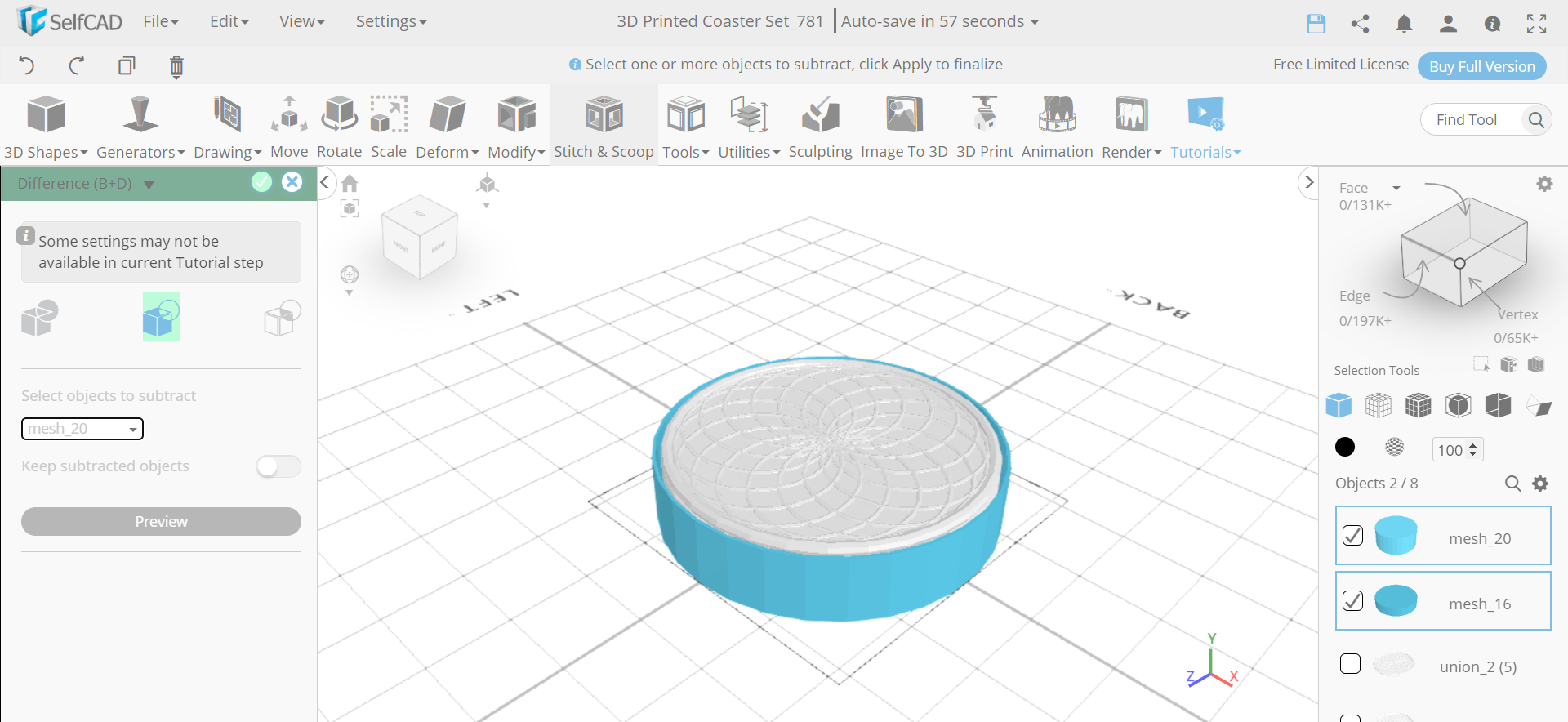 HOW TO CREATE a 3D PRINTED COASTER SET IN 3D MODELLING SOFTWARE : 8 ...