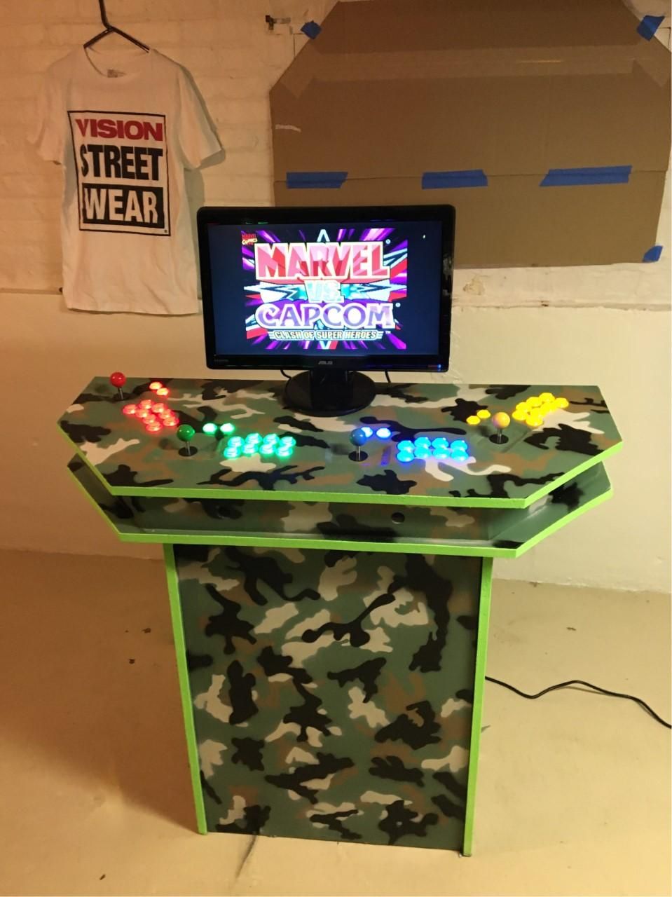 4-Player Pedestal Arcade Cabinet for MAME : 32 Steps (with Pictures ...