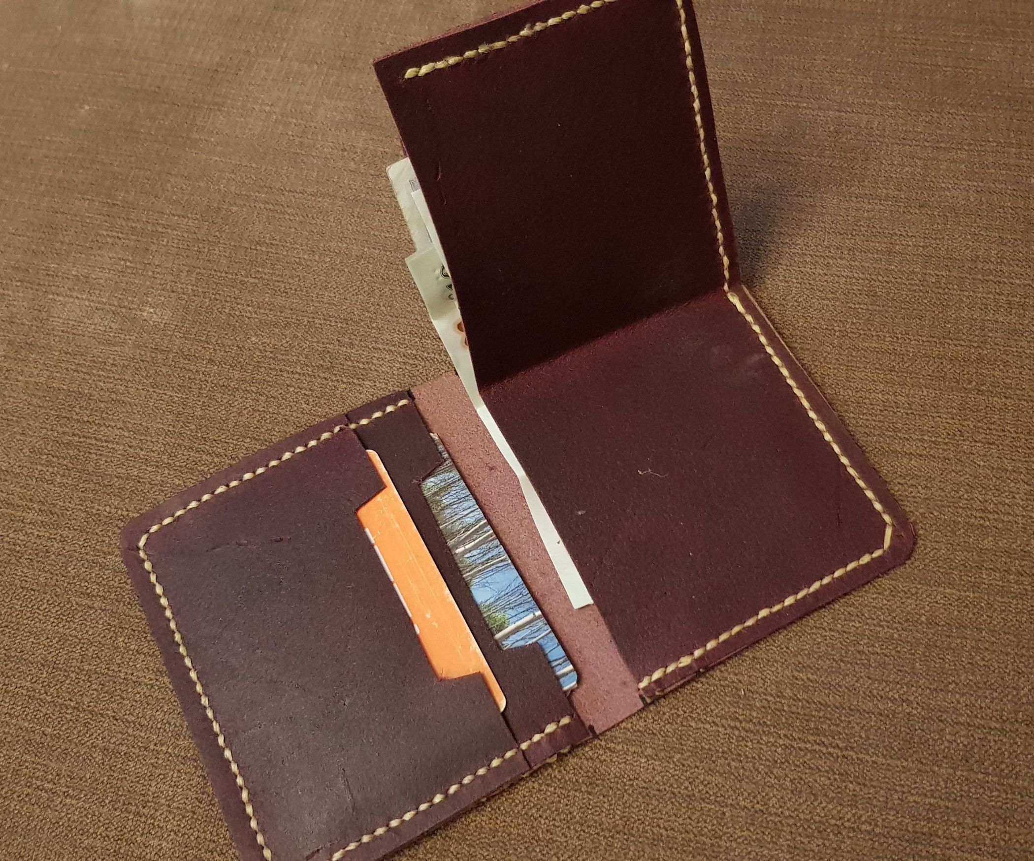 Funky Leather Wallet (includes Pattern) : 6 Steps (with Pictures ...