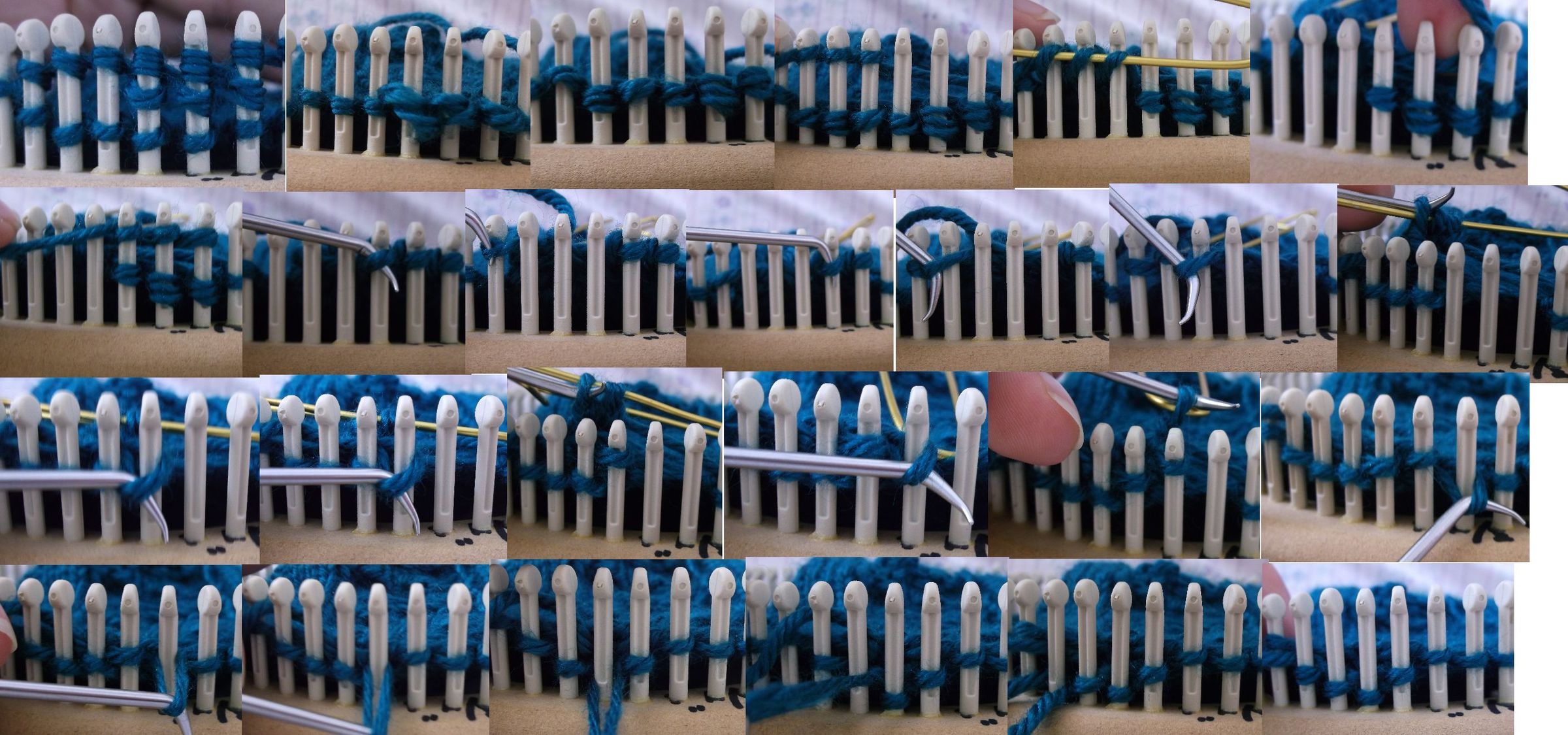 Loom Knitting Cables : 6 Steps (with Pictures) - Instructables