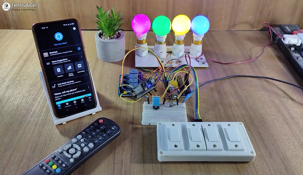 Arduino IoT Cloud Smart Home With Alexa Using NodeMCU - IoT Project ...