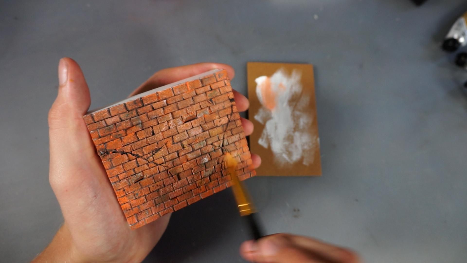 Turn Foam Into a Hyper-Realistic Brick Wall Model : 16 Steps (with ...