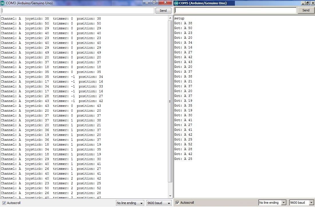 RC Multi Channel Arduino Proportional Transmitter / Receiver With ...