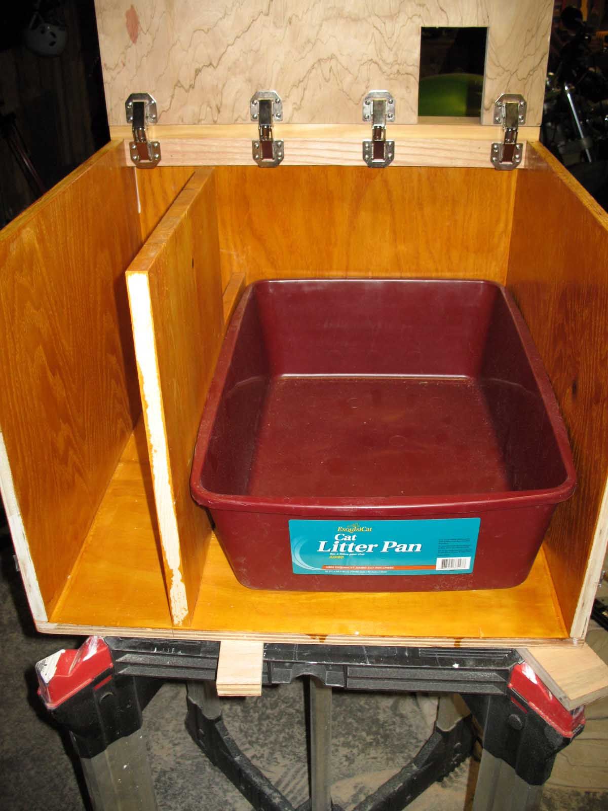 Built In, Self Venting Cat Litter Box : 10 Steps (with Pictures ...