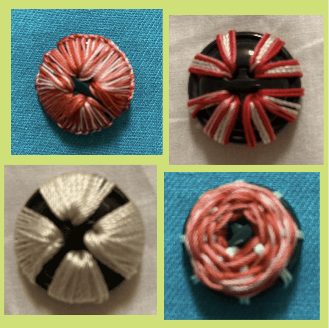 Fashion Buttons - Embroidery Stitches : 4 Steps - Instructables