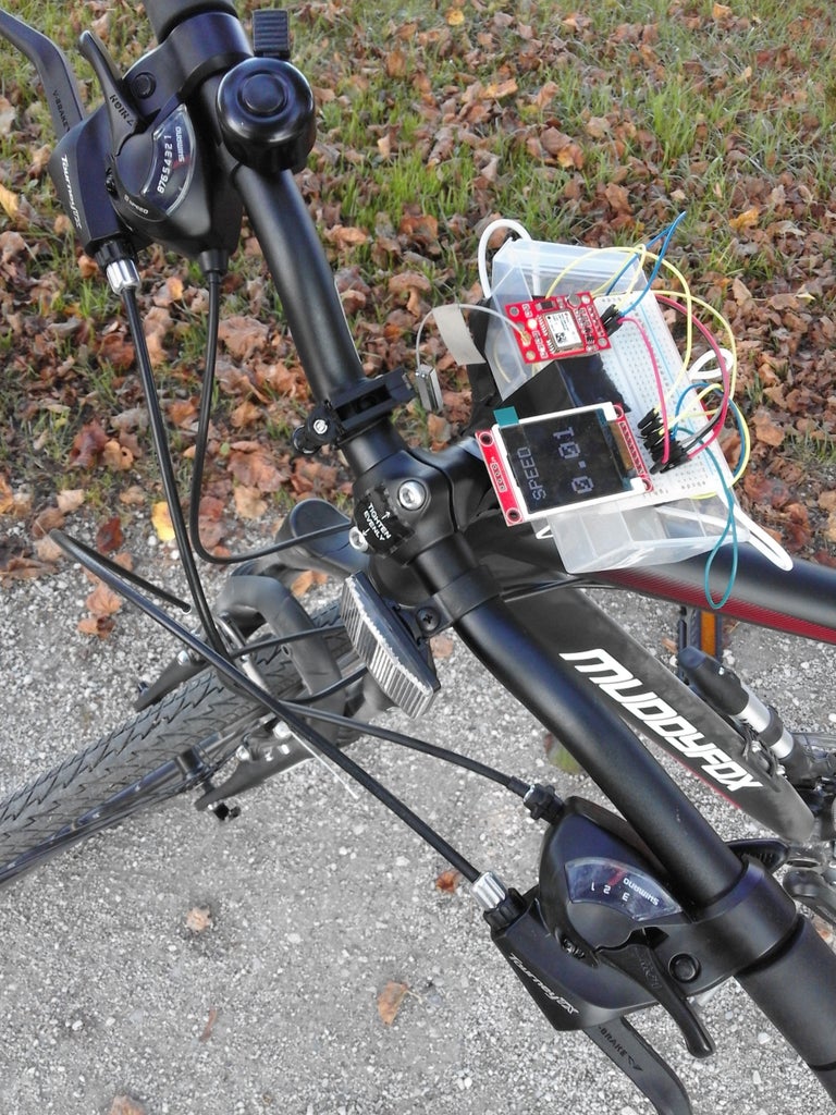 Arduino Bicycle Speedometer Using Gps 8 Steps Instructables