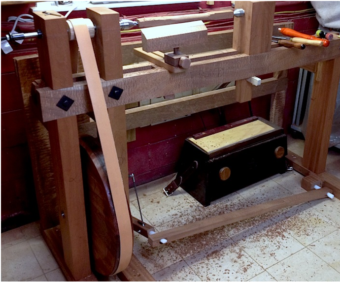 How to Make a Foot Powered Lathe : 10 Steps - Instructables