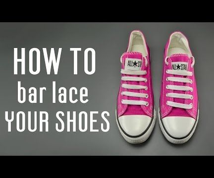 How to Bar Lace Your Shoes - Instructables