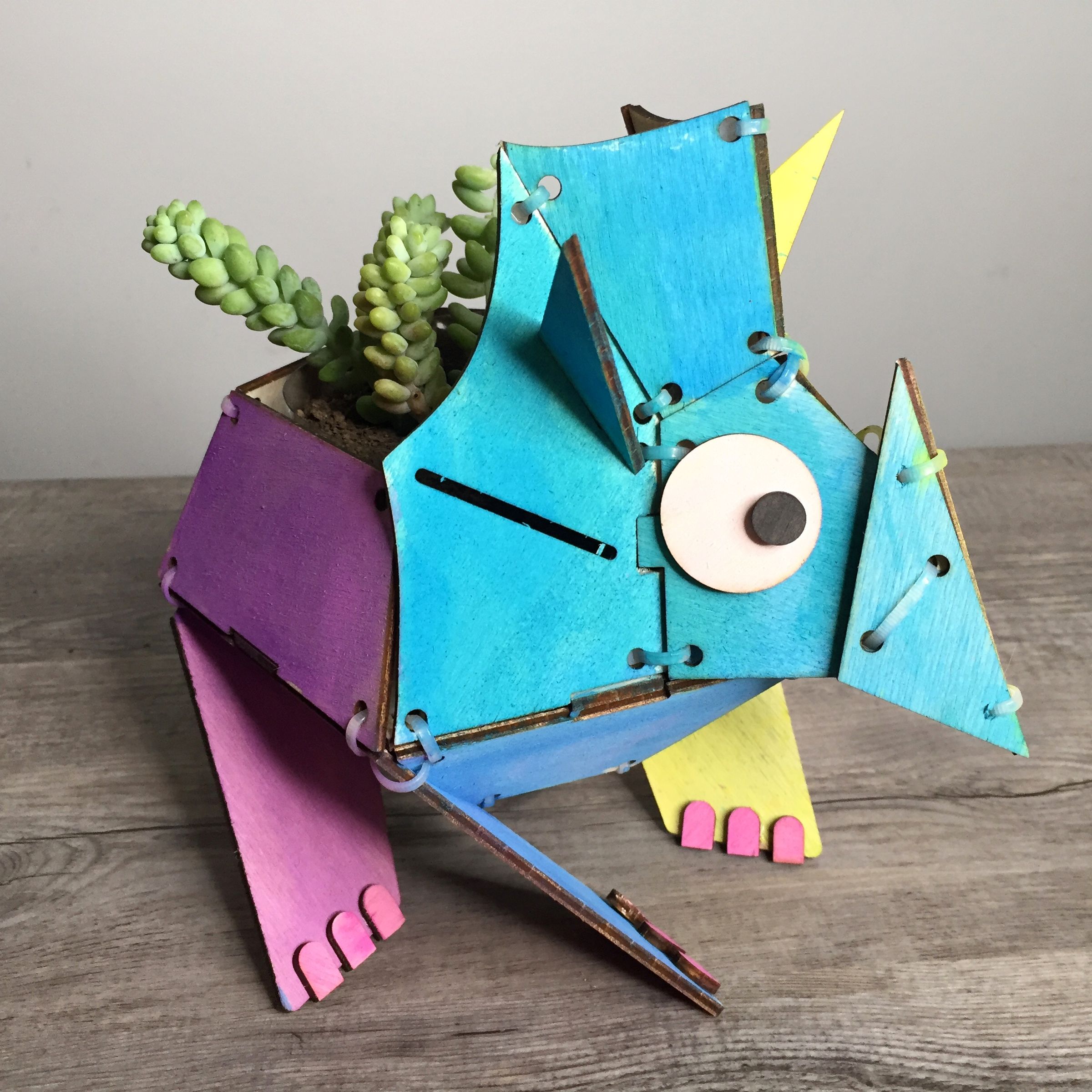 Laser Cut Dino Planter - Emblaser 2 : 6 Steps (with Pictures ...