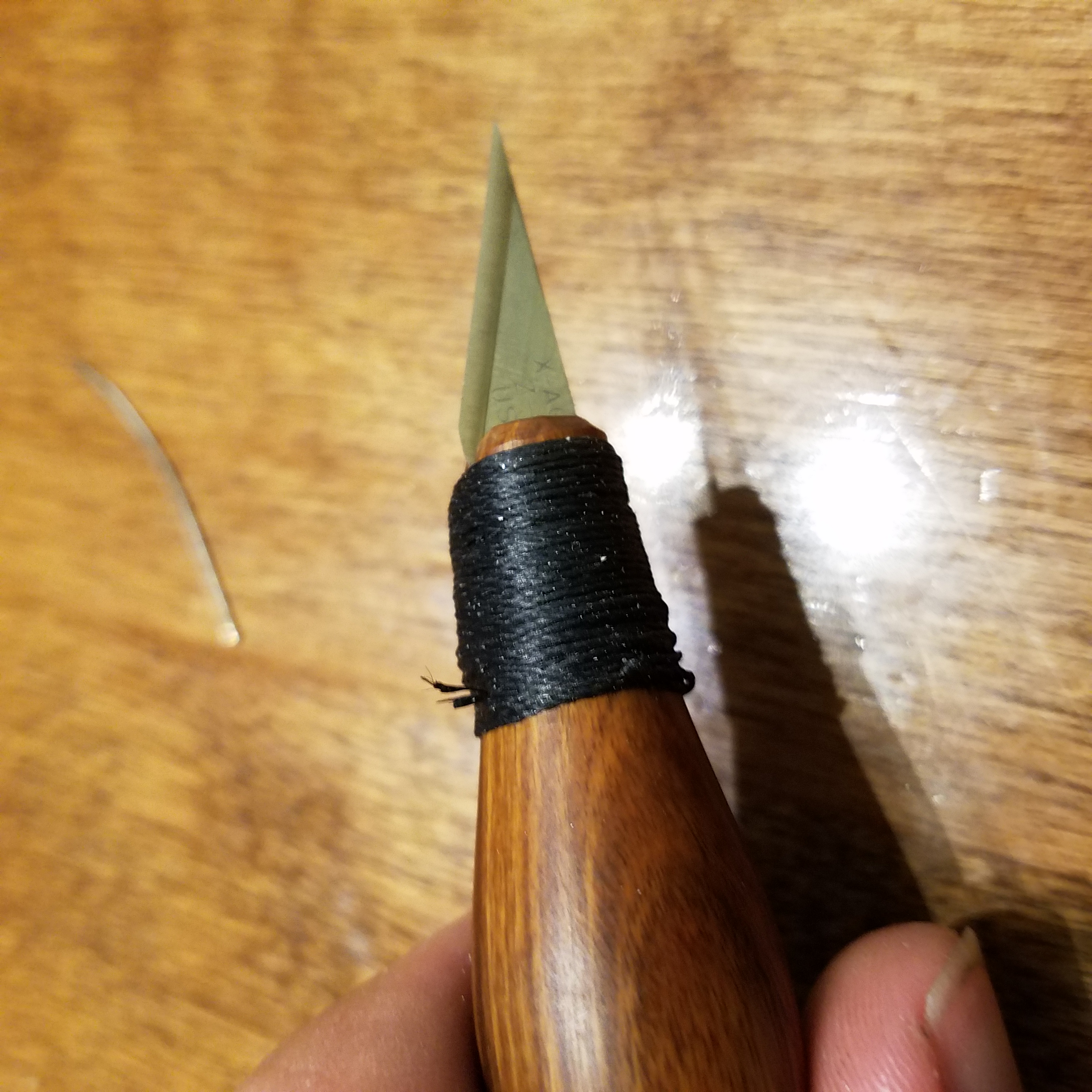 Making an X-acto Knife Handle With Lignum Vitae : 6 Steps (with ...