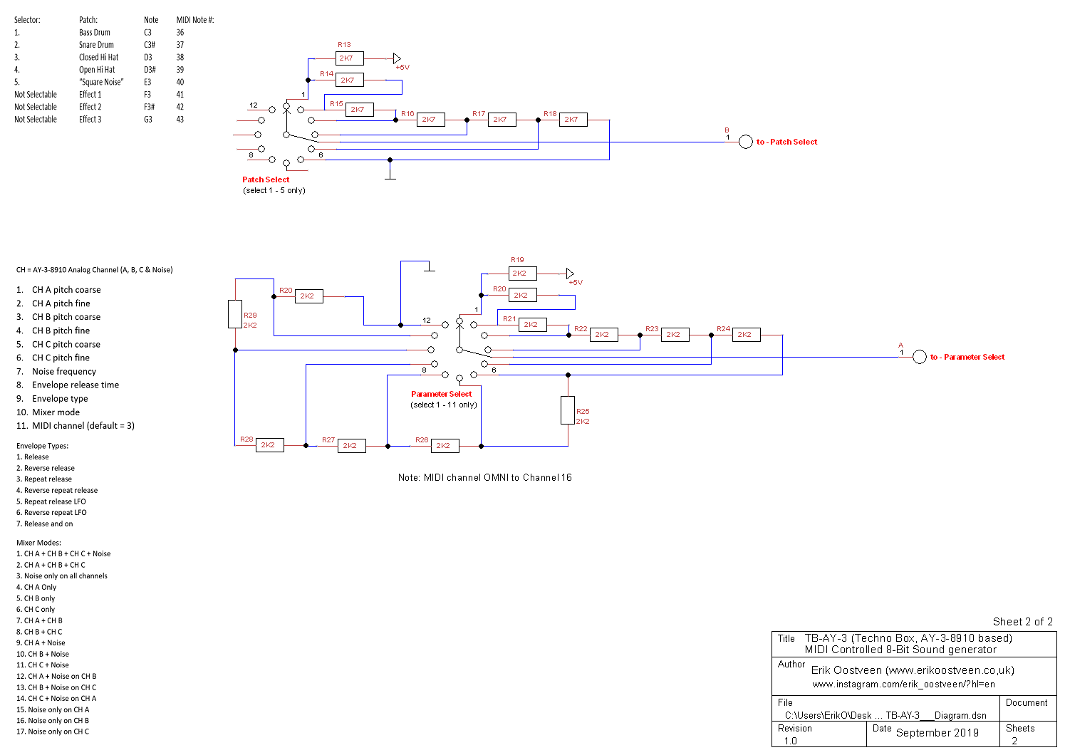 MIDI/Arduino Controlled 8-Bit Sound Generator (AY-3-8910) : 5 Steps ...