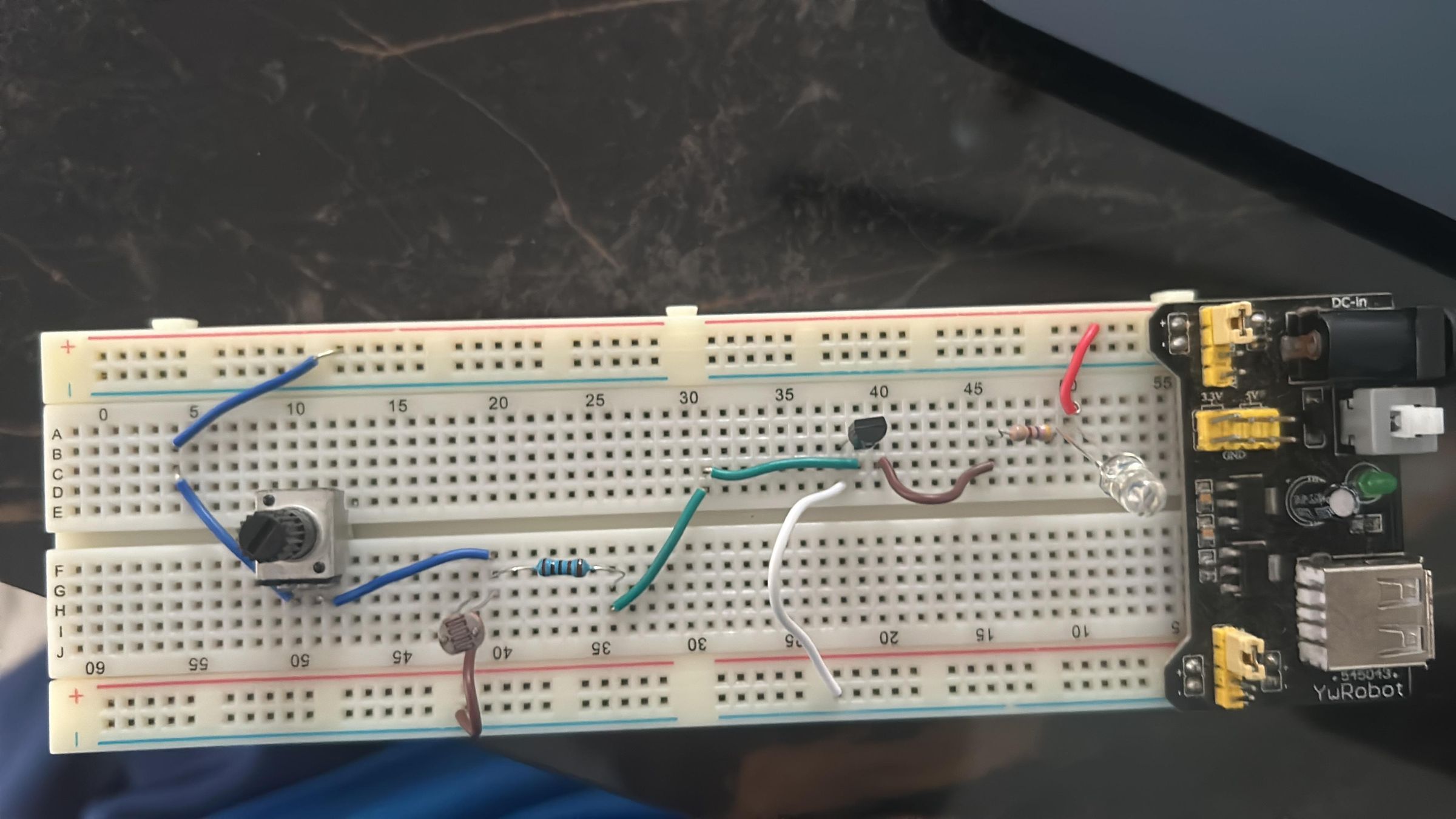 Light Sensing Circuit (without Arduino) : 4 Steps (with Pictures 