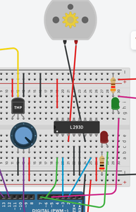 Tinker Cad Dc Motor Project - Hamza : 5 Steps - Instructables