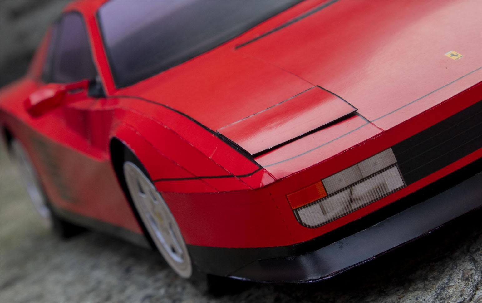 Ferrari Testarossa DIY Paper-Craft - Instructables