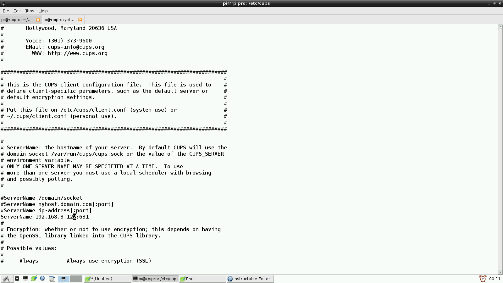 Enable Raspberry Pi to Print to Networked Printers and Print Servers : 3 Steps - Instructables